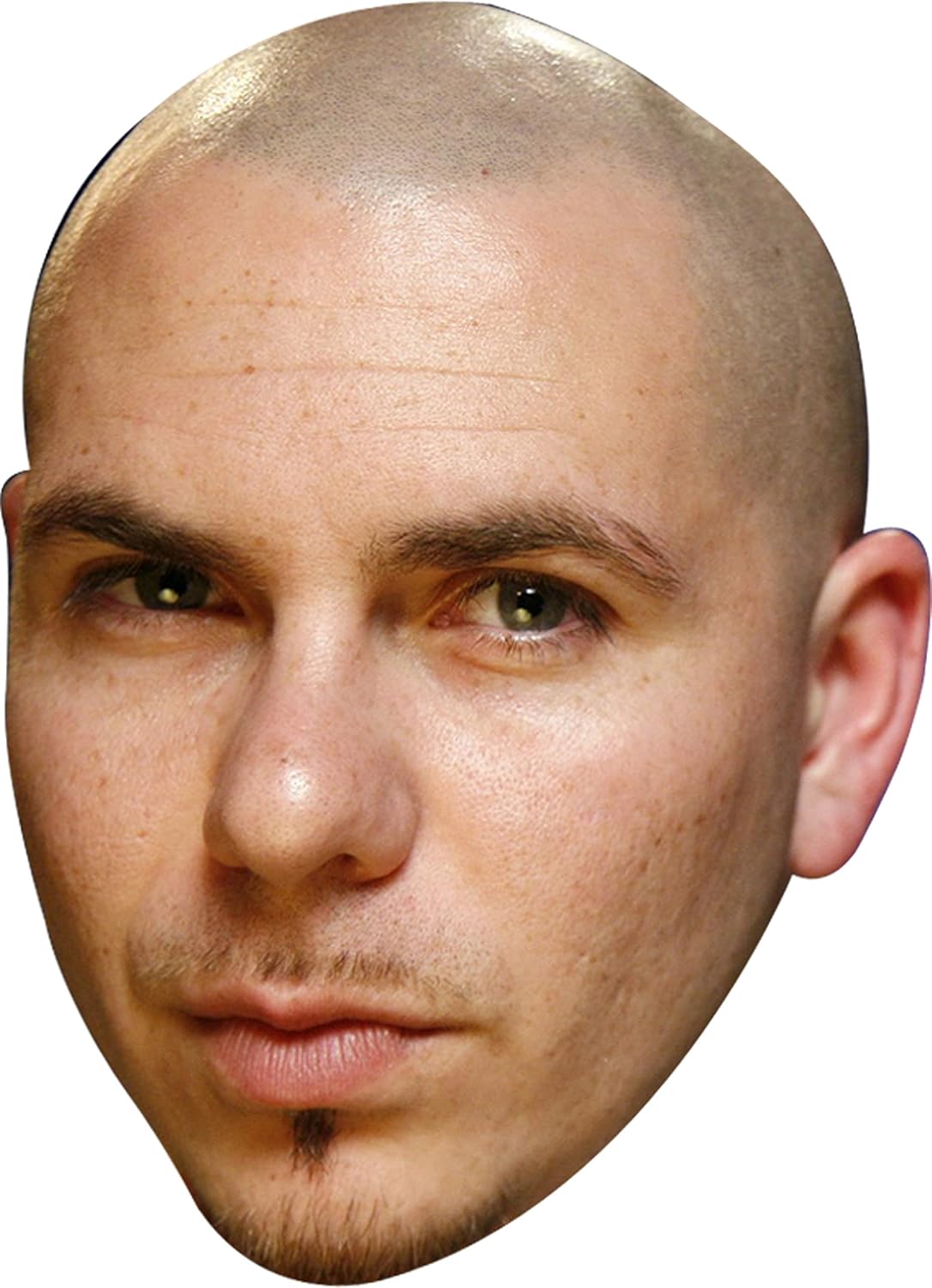 FoxyPrinting Pitbull Music Celebrity Cardboard Party Face Mask Fancy ...