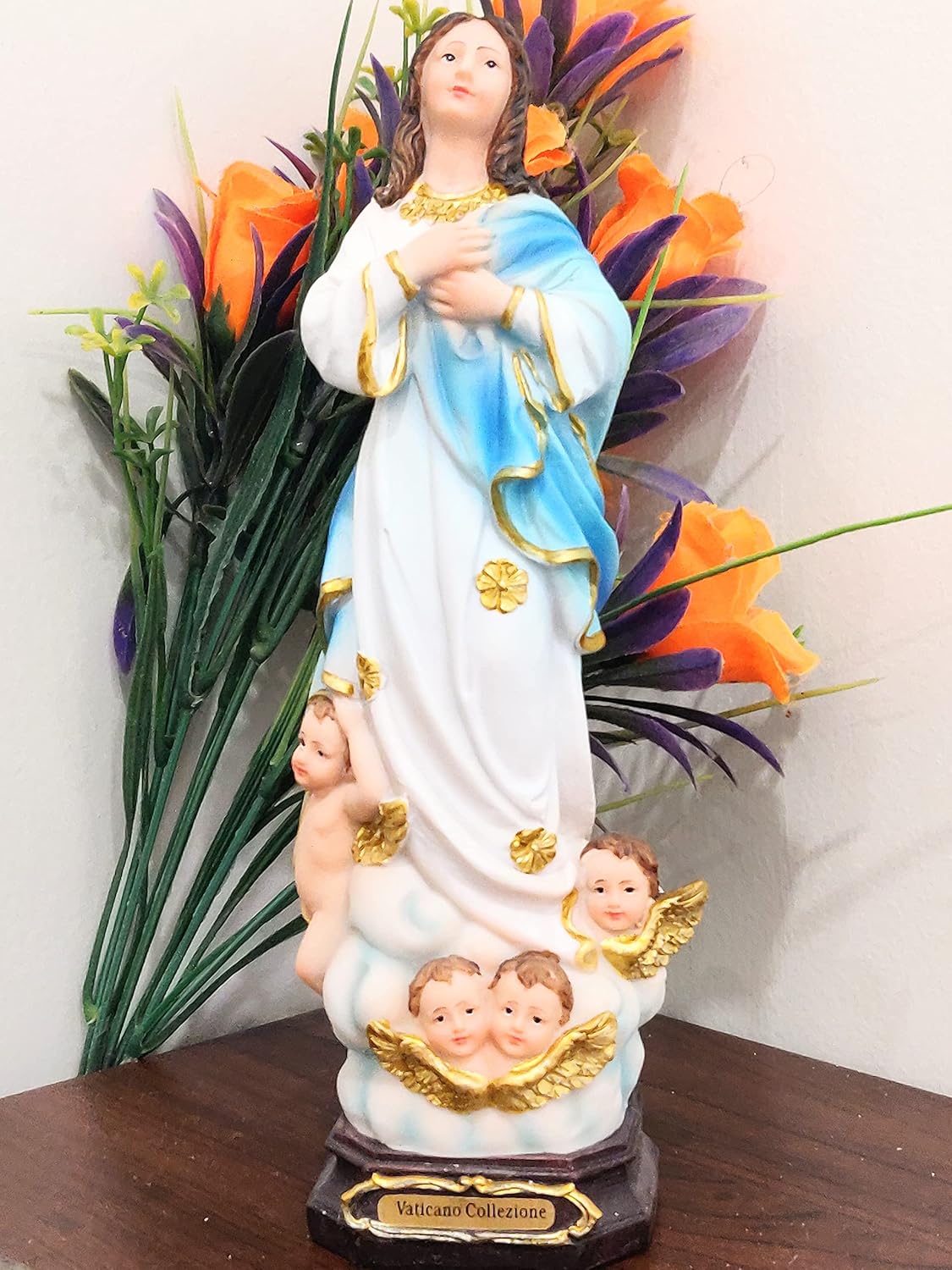 Buy Breeze Handicrafts Imported Poly Resin Mary Statues for Home Decor ...