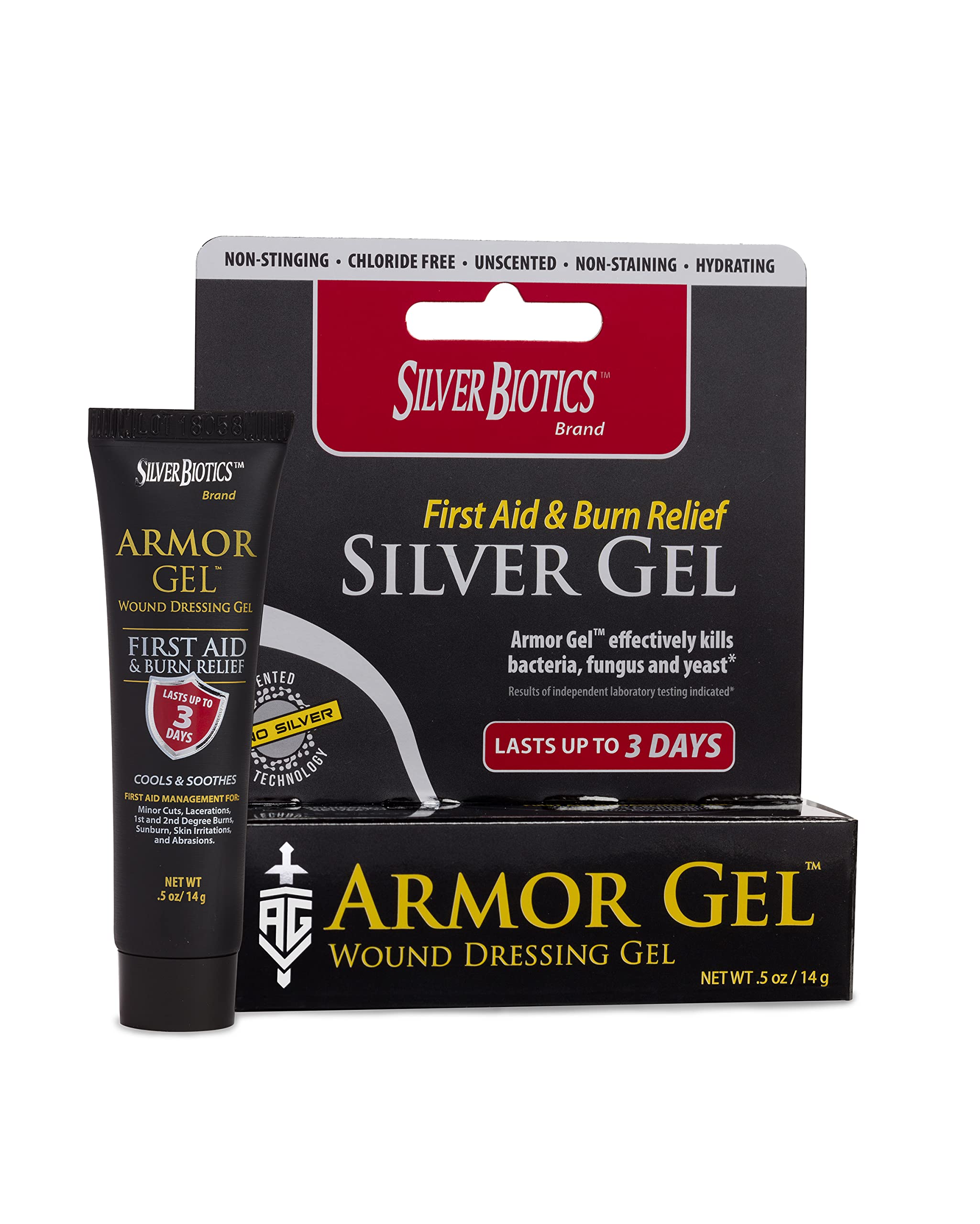 Amazon.com: Silver Biotics Armor Gel Wound Dressing Gel | First Aid ...
