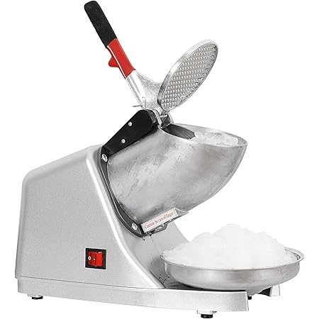 Amazon.com: ZENY Ice Shaver Machine Electric Snow Cone Maker Stainless ...
