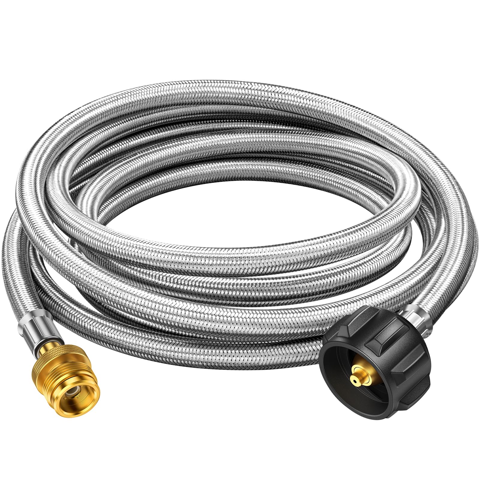 Snapklik.com : 12ft Propane Hose Adapter 1lb To 20lb Converter For 5 Lb ...