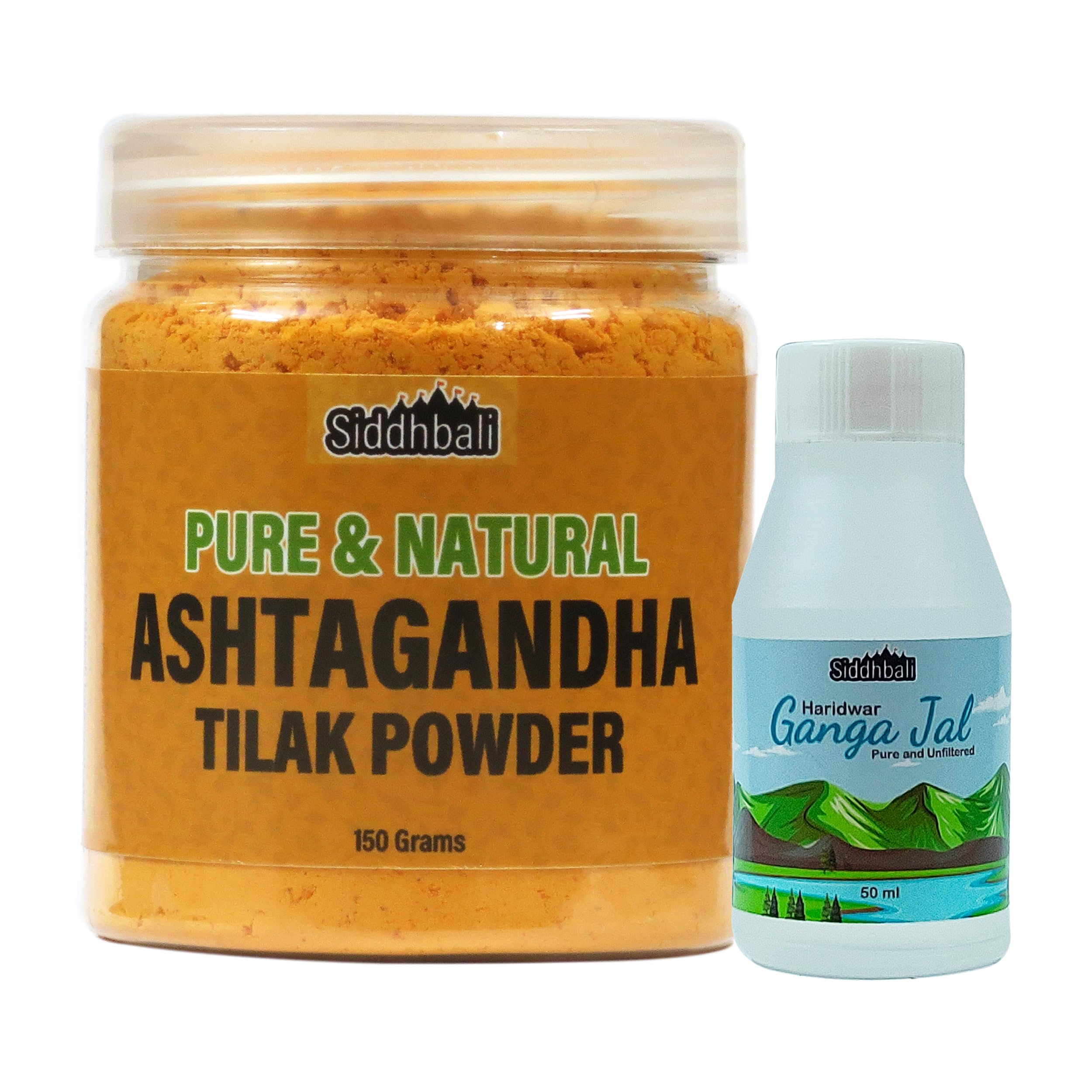 Siddhbali Natural and Pure Ashtagandha Chandan Tilak Tika Powder - 150 ...