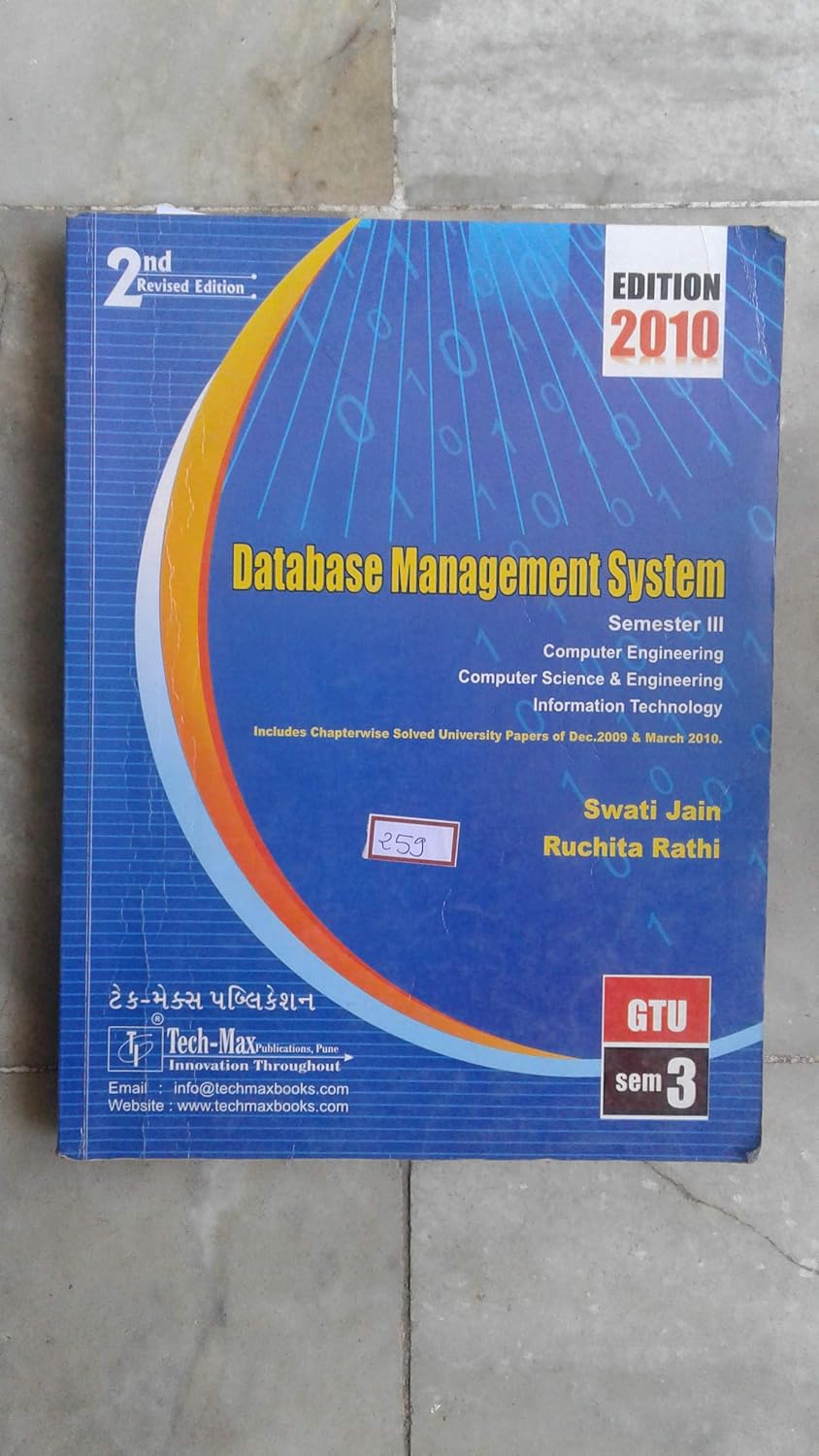 Amazon.in: Buy DATABASE MANAGEMENT SYSTEM [GTU] Book Online at Low ...