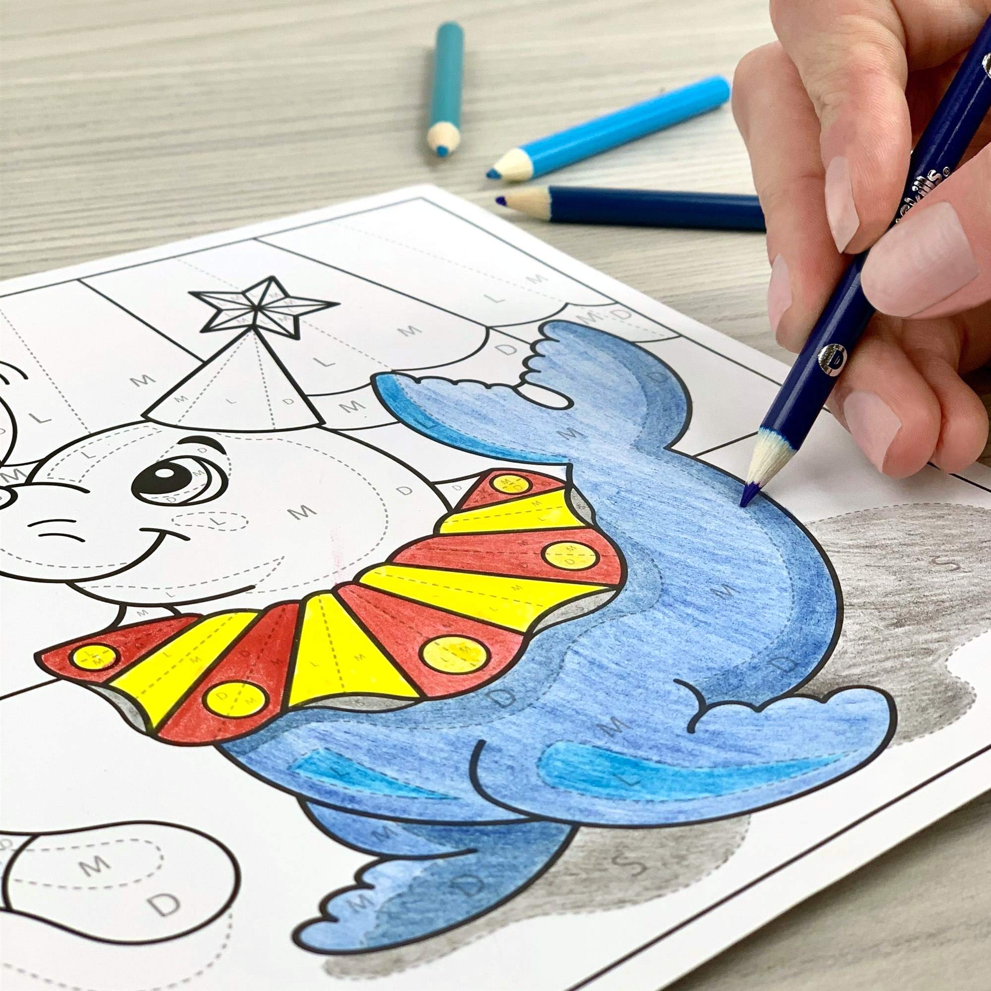 ArtSkills Color Shaders Colored Pencils 52 Piece Set, Multicolor, PA-2739