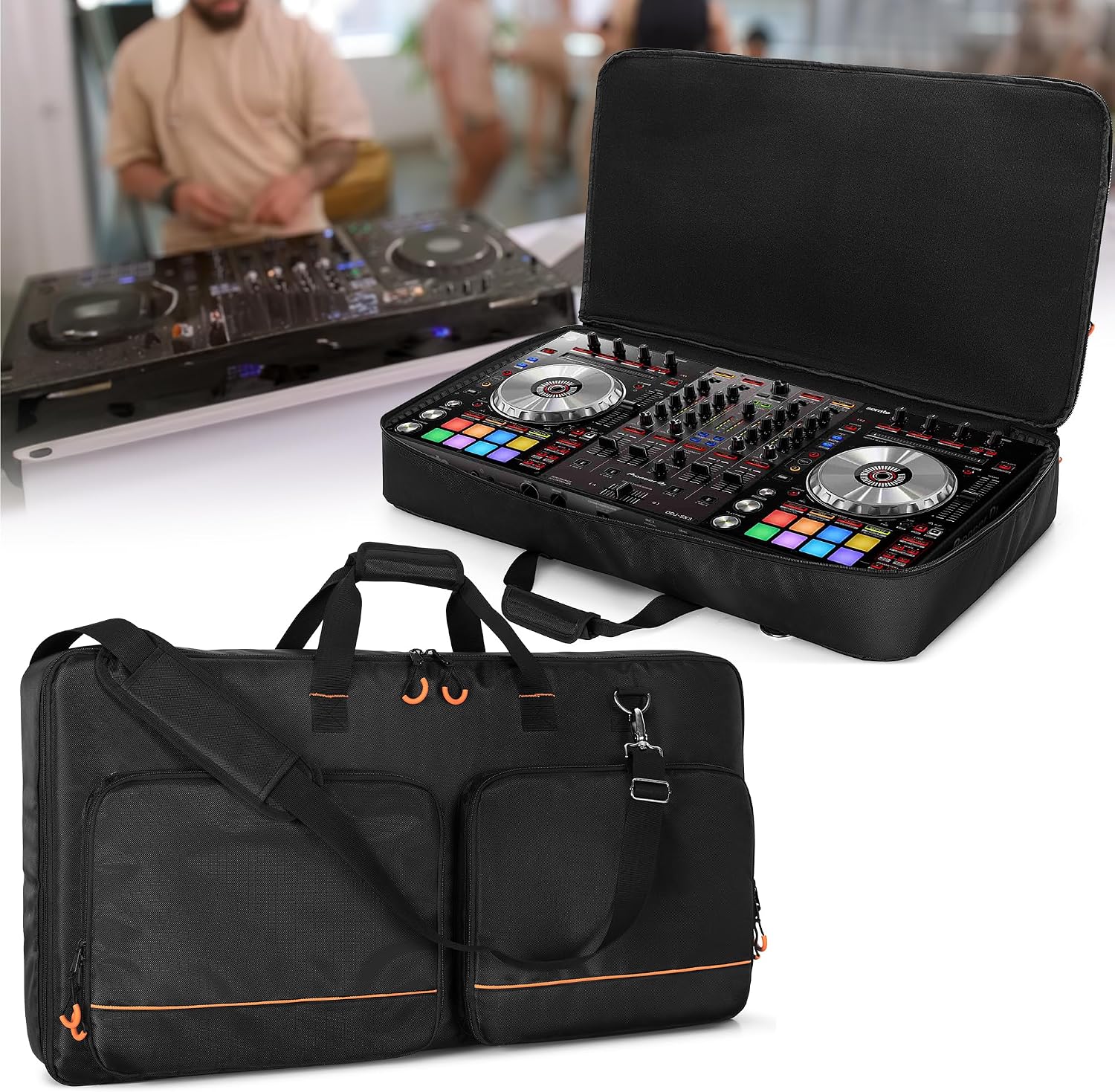 Rexmica Bolsa de transporte compatible con Pioneer XDJ RXDDJ SXDDJ SX2 ...