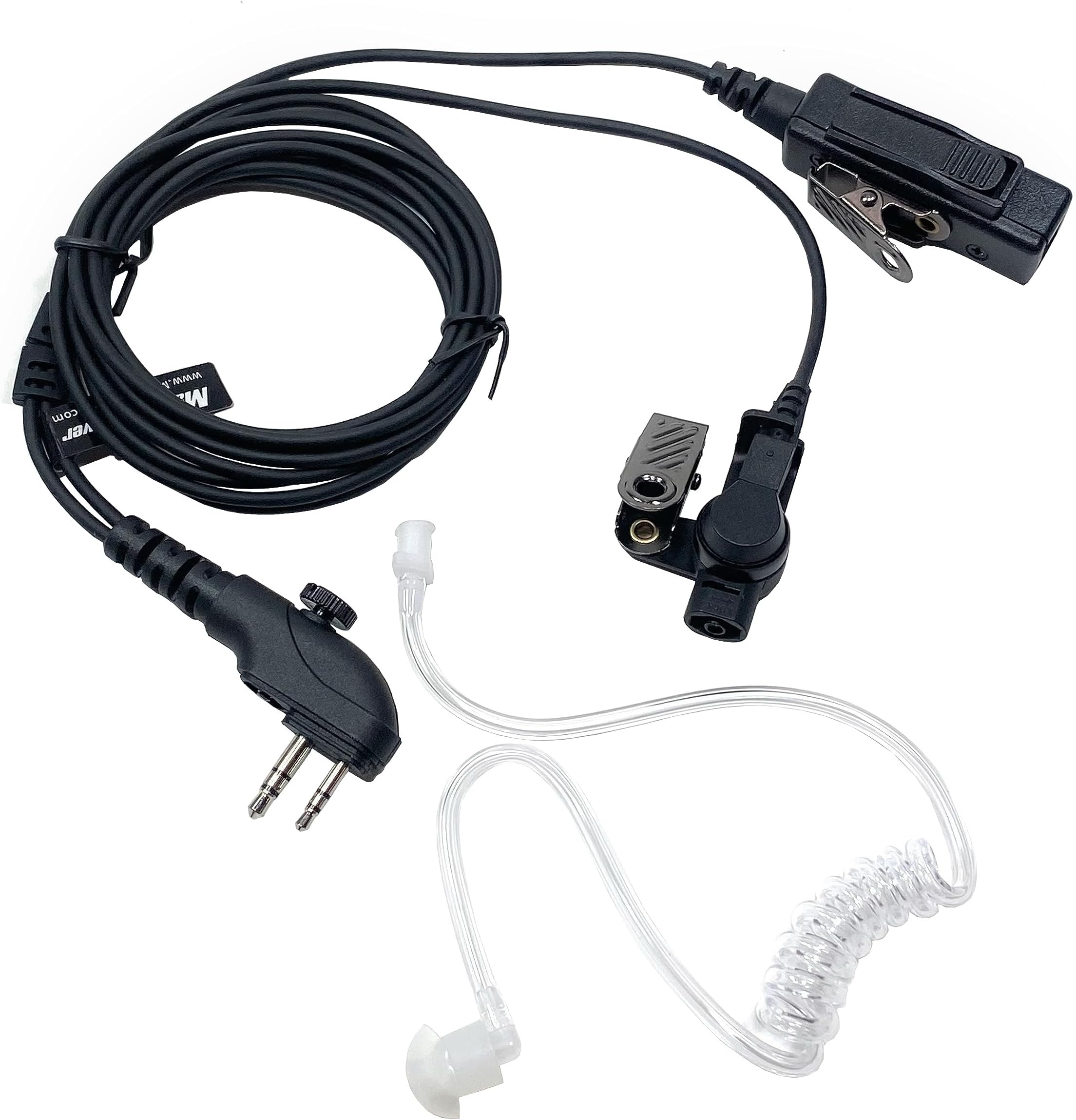 Amazon.com: MaximalPower HYTERA HYT Single Wire 2-Pin Radio Earbud ...