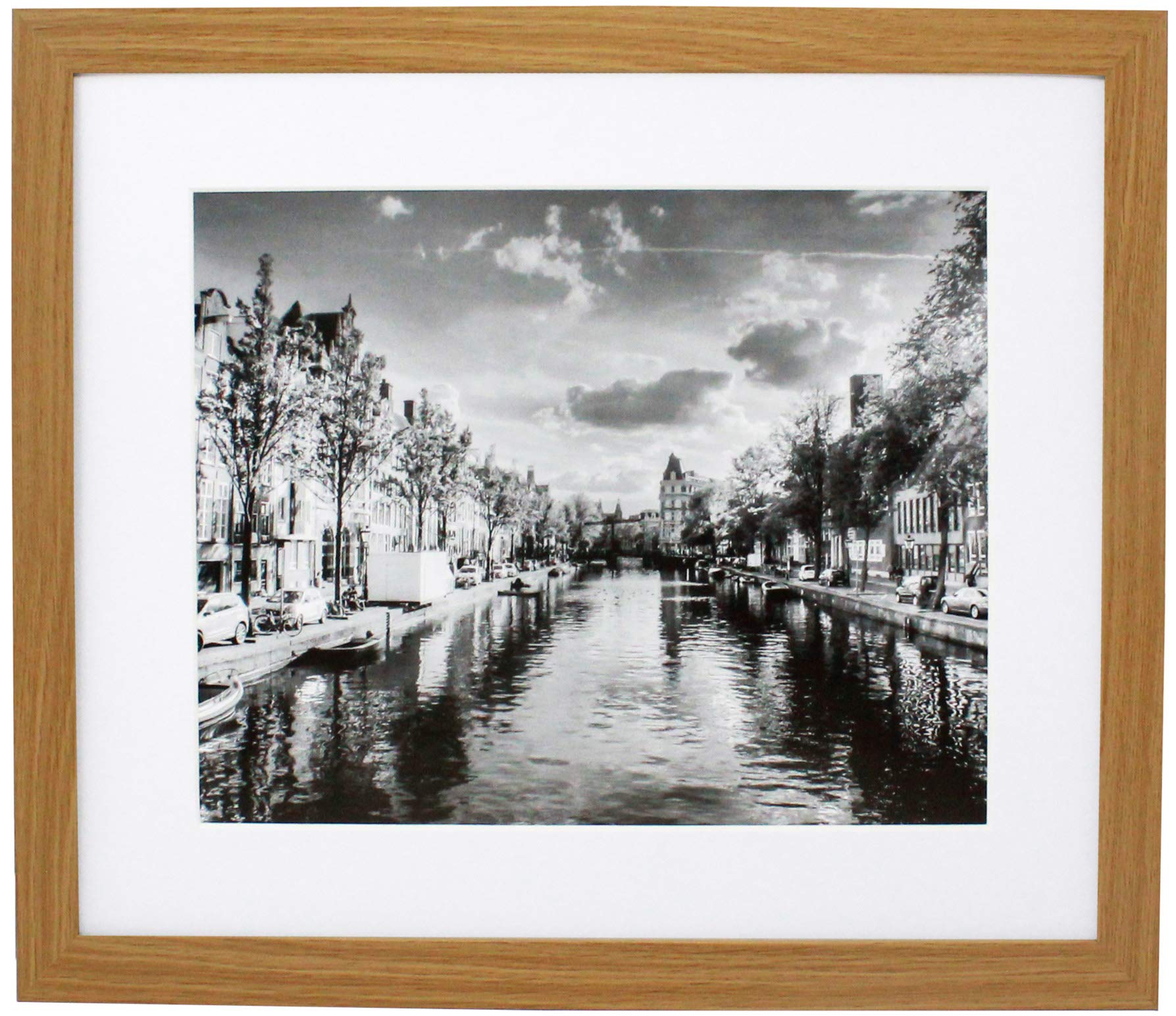 Amazon.com - 11x13 Natural Gallery Picture Frame with 8x10 Mat - Wide ...