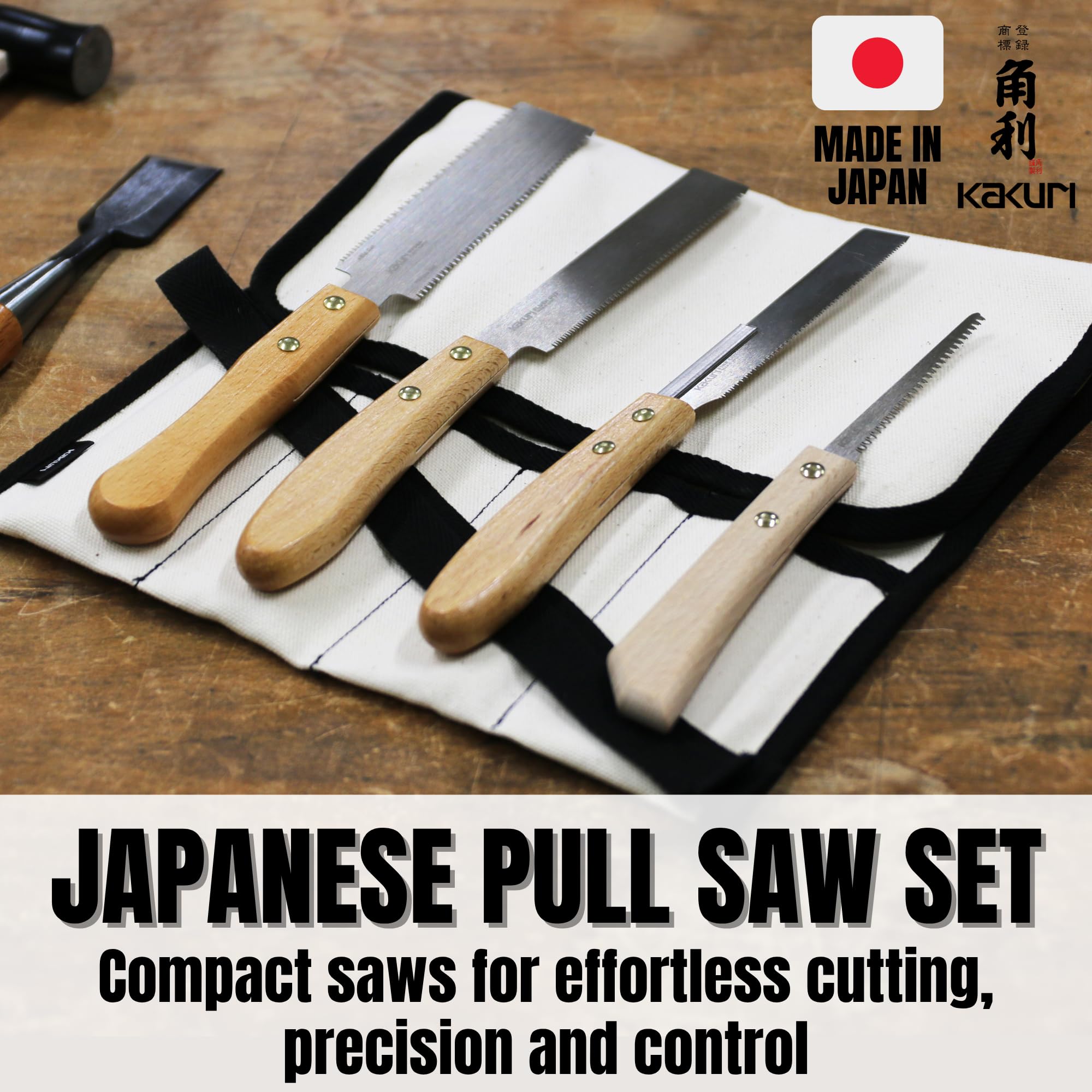 Snapklik.com : KAKURI Mini Japanese Pull Saw Set