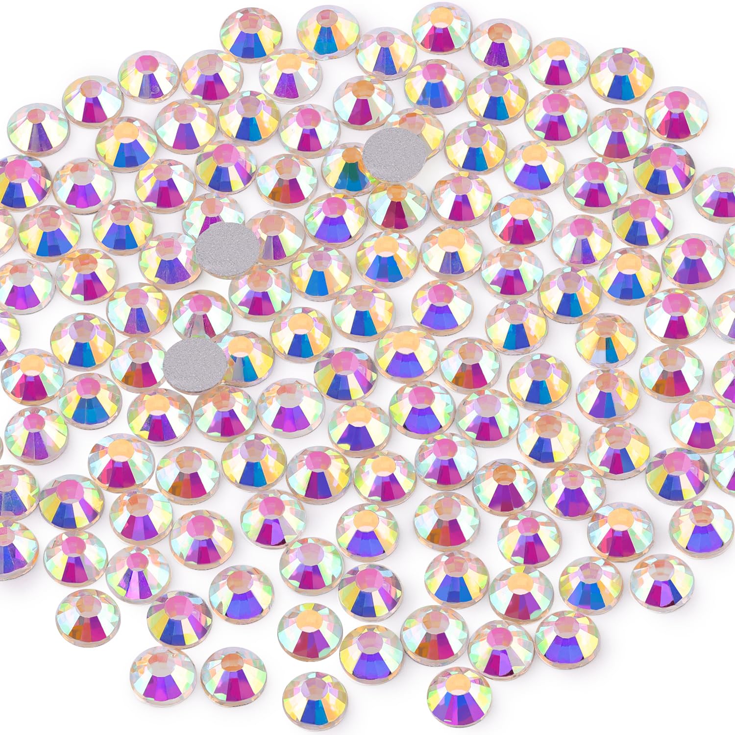 Amazon.com: 3000PCS SS8/2.5mm Crystal Rhinestones (Crystal AB ...