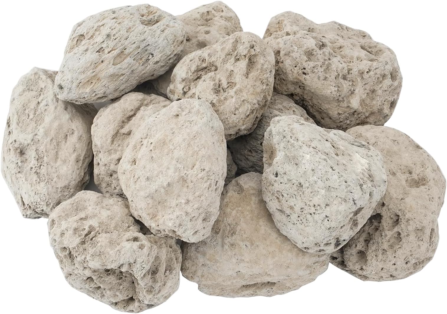 Amazon.com: Stanbroil Light Weight White Lava Rock Granules - Natural ...