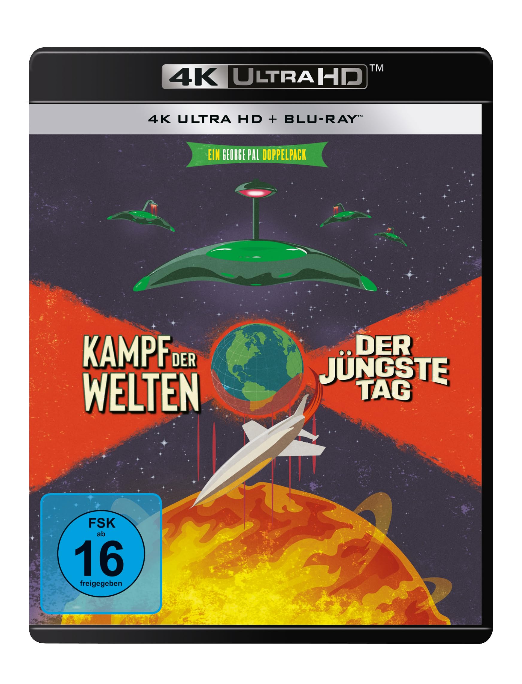 Kampf der Welten (1953) / Der Jüngste Tag (1951) [4K Ultra HD] + [Blu ...