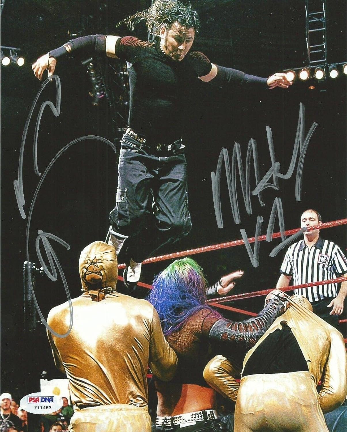 Matt & Jeff Hardy Signed WWE 8x10 Photo COA Boyz Boys Picture Autograph ...
