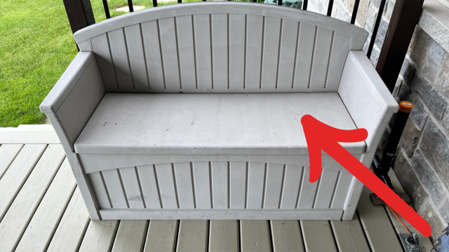 Suncast 50 Gallon Patio Storage Bench Suncast Suncast 50 Gal. 21 In L