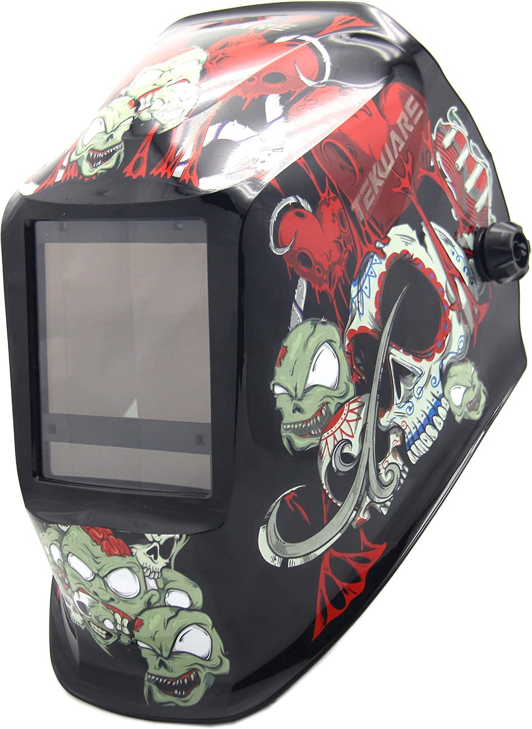 ATF Real True Color Large View LCD 3.94"x3.15" Welding Helmet Luminous ...