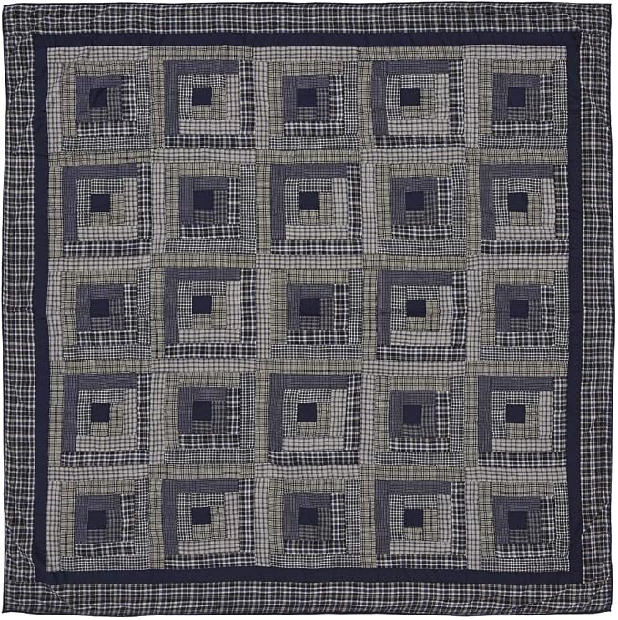 Amazon.com: VHC Brands Columbus Patchwork Cotton Rustic Pre-Washed ...