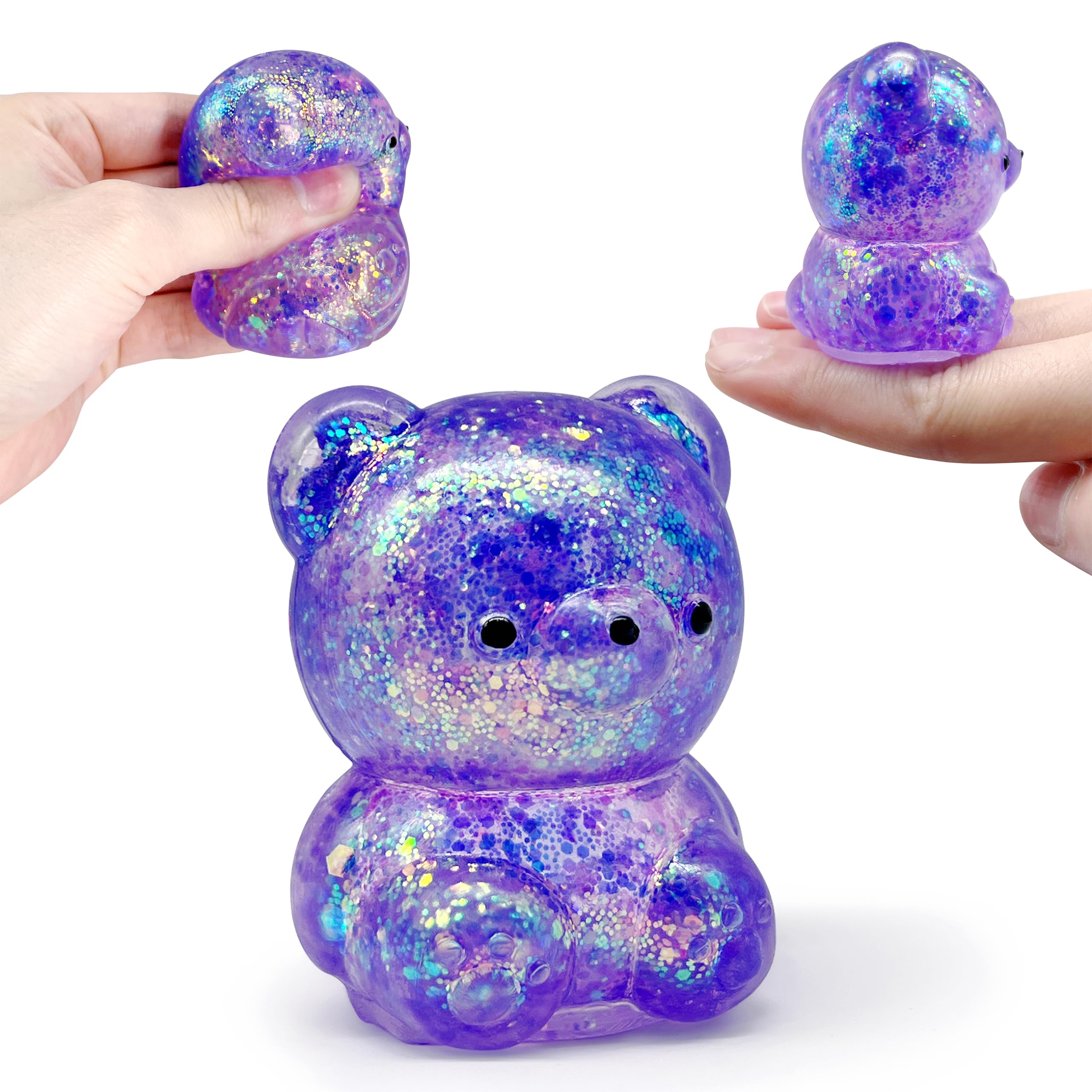 Amazon.com: ZTATU Gummy Bear Squishy Fidget Toys Stress Balls for Kids ...