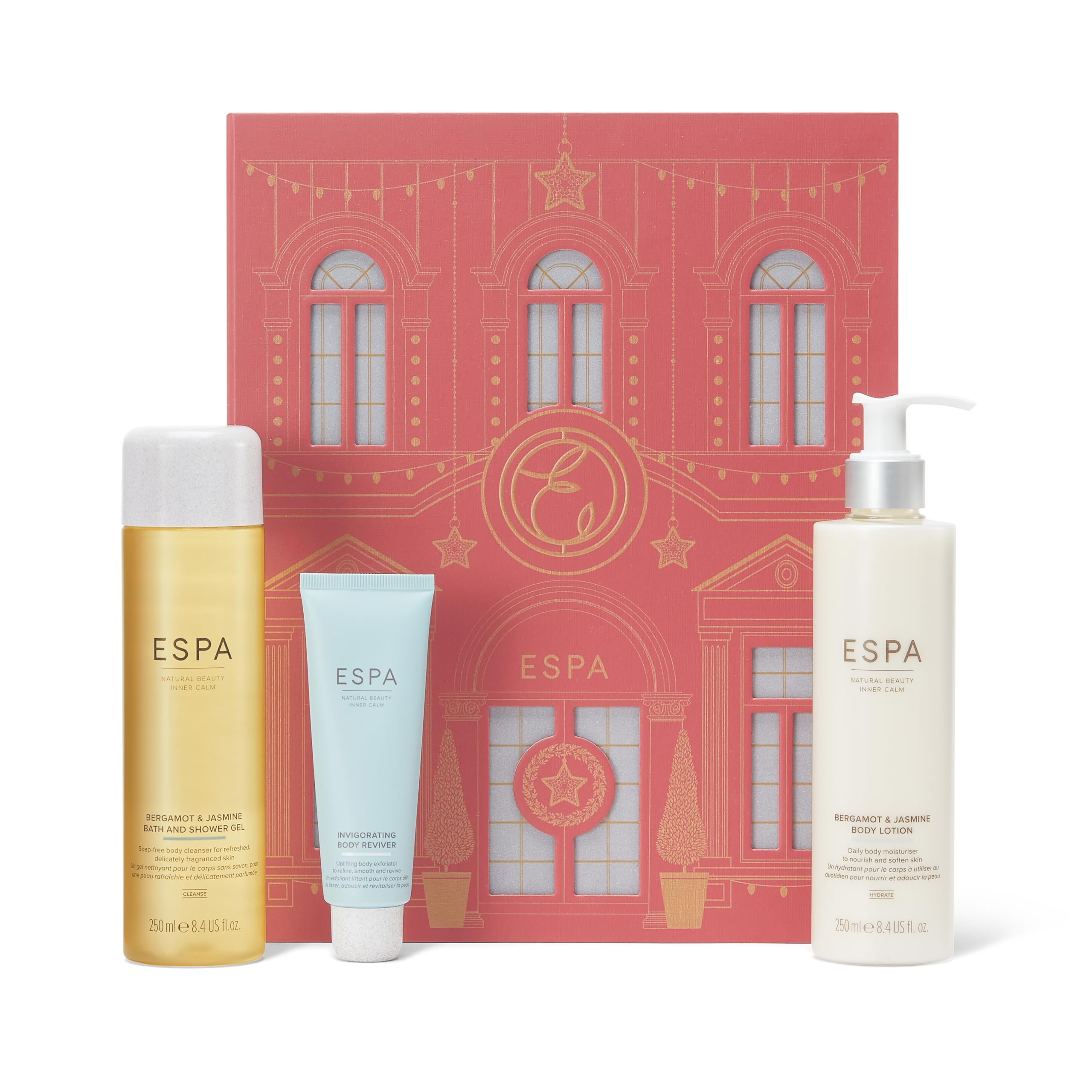 ESPA | Bergamot & Jasmine Collection | Includes Full Size Shower Gel ...