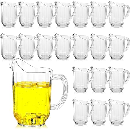 Amazon.com: Tessco Plastic Pitchers 60 Ounce Clear Restaurant Pitcher ...