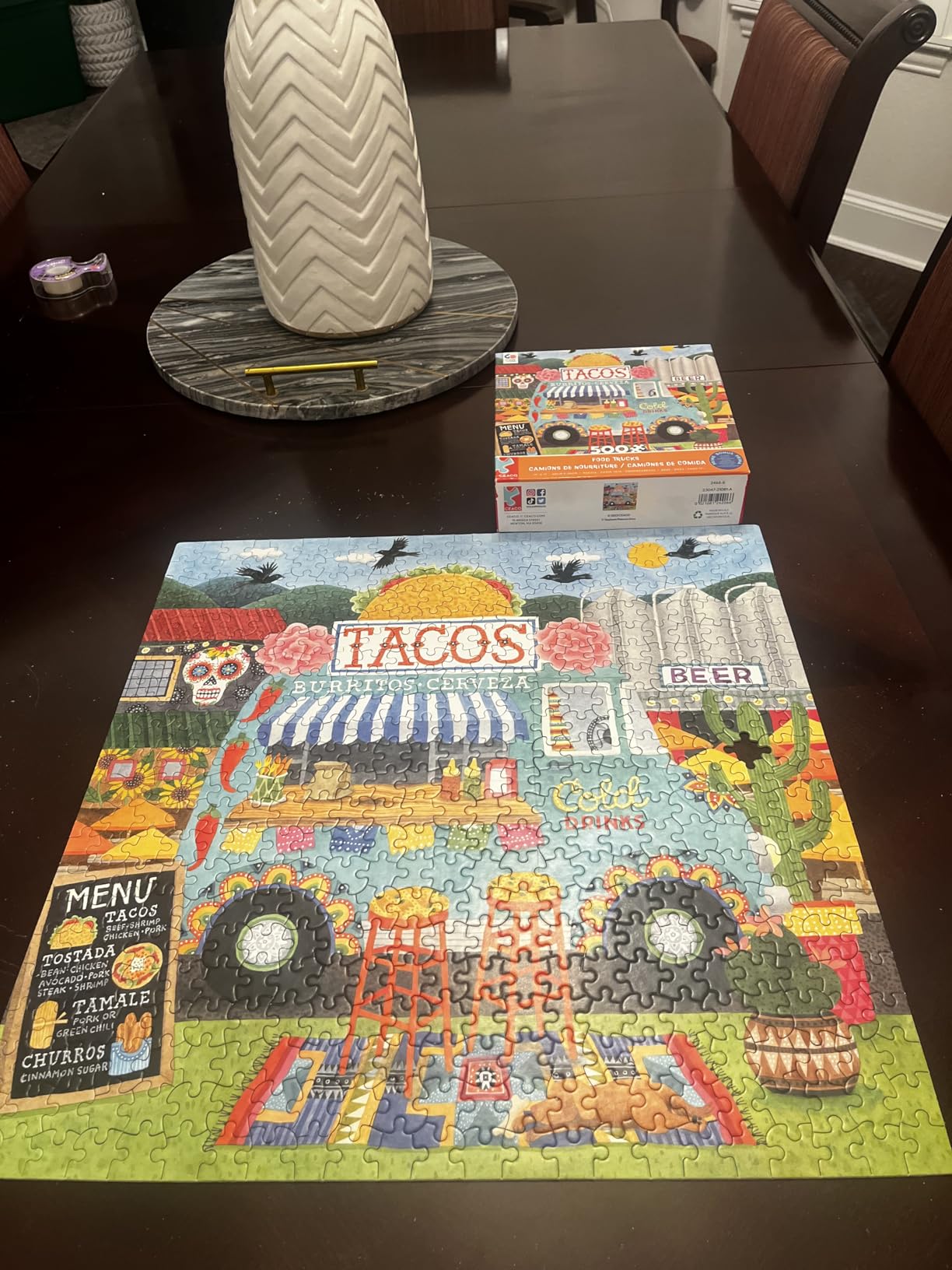 Amazon.com: Ceaco - Food Trucks - Taco Truck - 500 Piece Jigsaw Puzzle ...