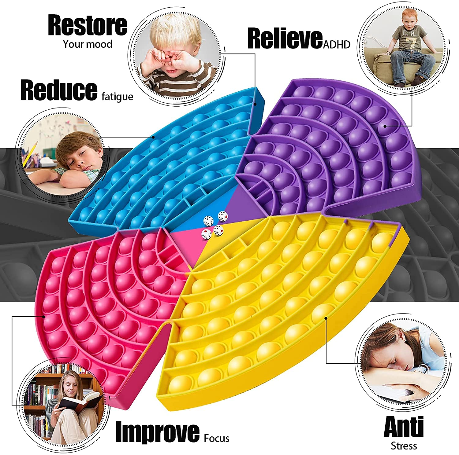 Buy 40 Pcs Fidget Toys Set Cheap,Figetget toys set ,Pop it Puzzle ...