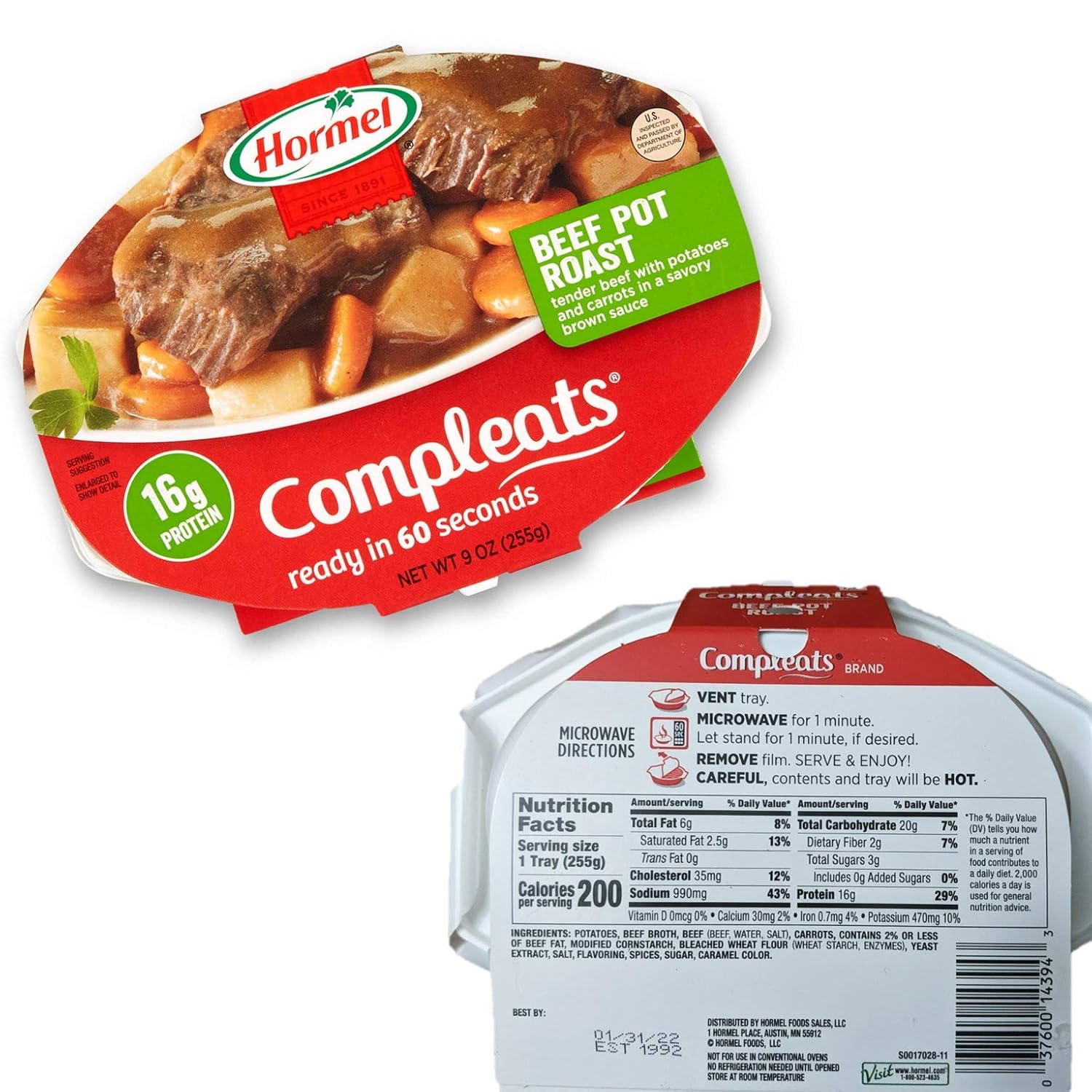 Microwavable Ready Meals Variety Pack - 5 Pack Bundle with Shopping ...