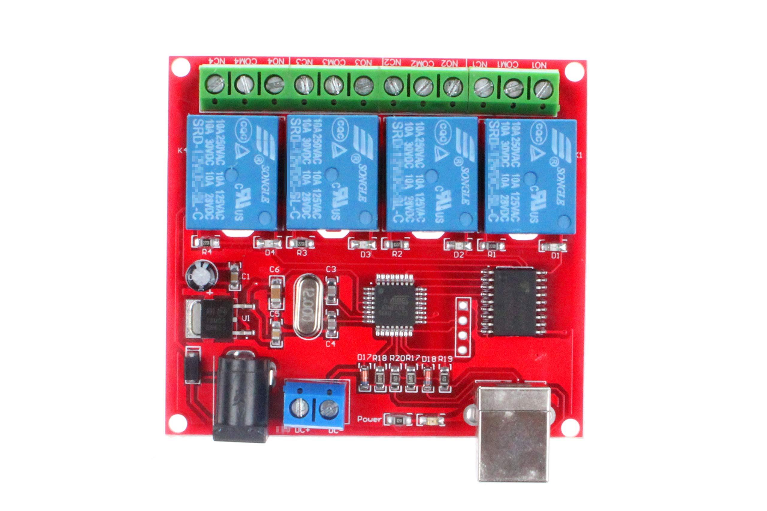 Snapklik.com : 4-Channel 5V Computer USB Control Switch Relay Module ...