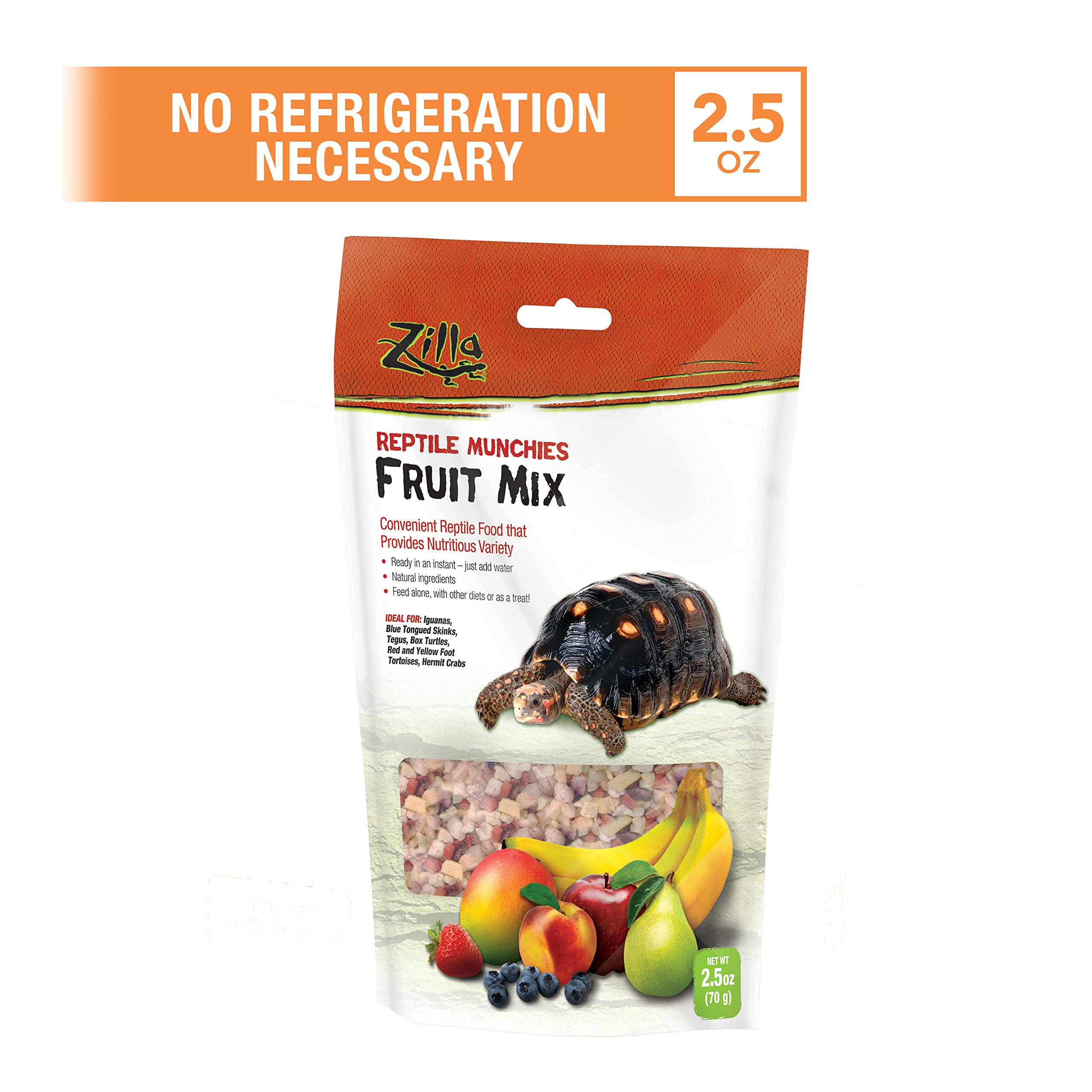 Snapklik.com : Zilla Reptile Food Munchies Fruit Mix For Pet Iguanas
