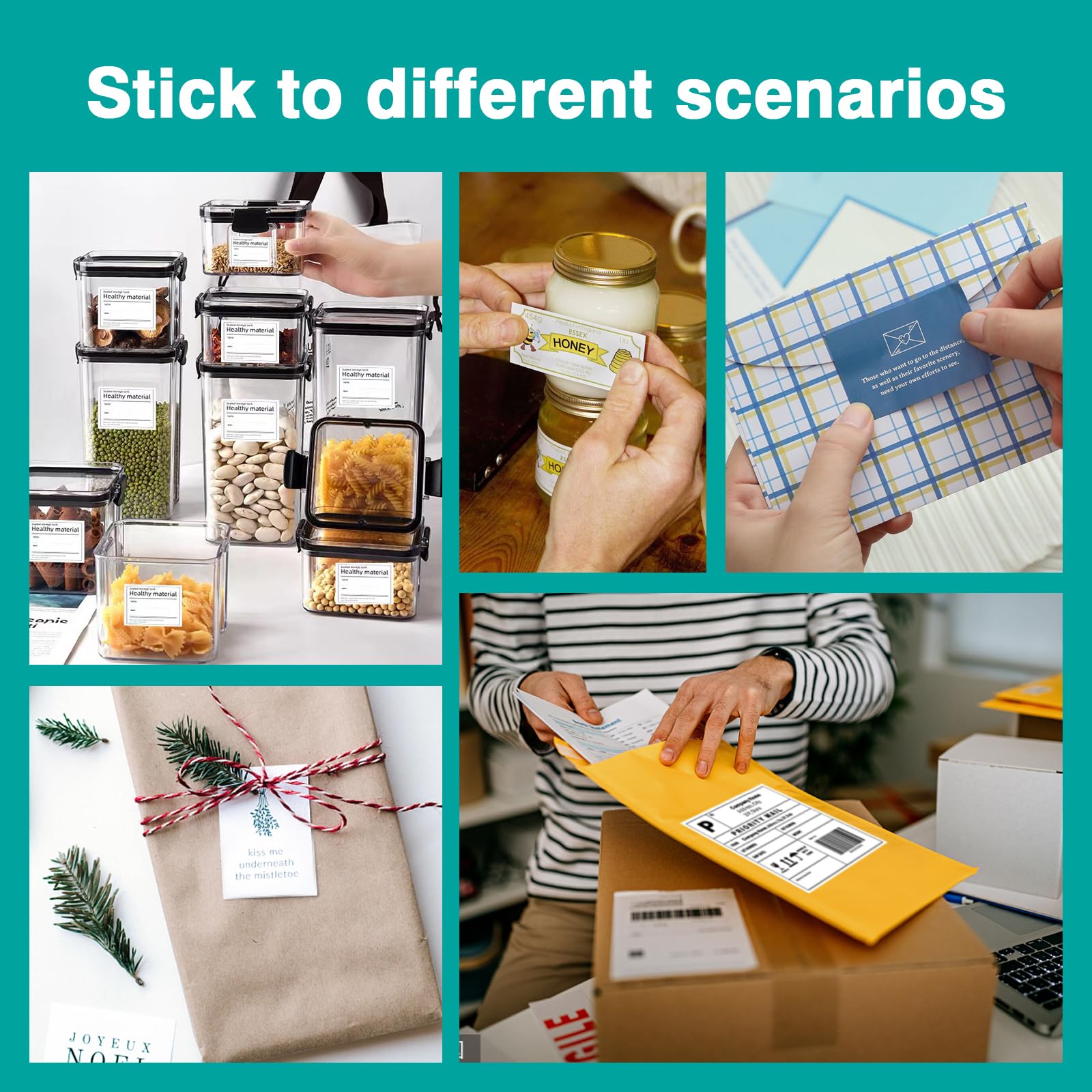 Snapklik.com : Colemoly 85x11 Inch Premium Address Labels - 250 Sheets ...