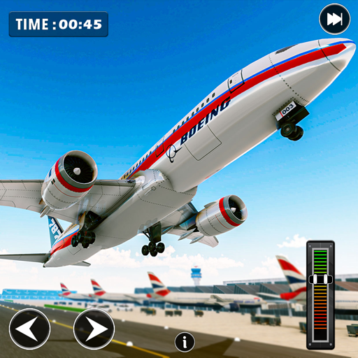 Real Open World Airplane Flight Simulator Game 2023: Grand Track Auto ...