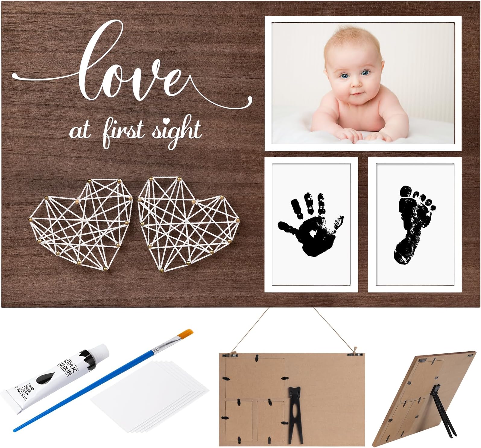 Amazon.com: Baby Hand and Footprint Kit - Baby Footprint Kit, Newborn ...
