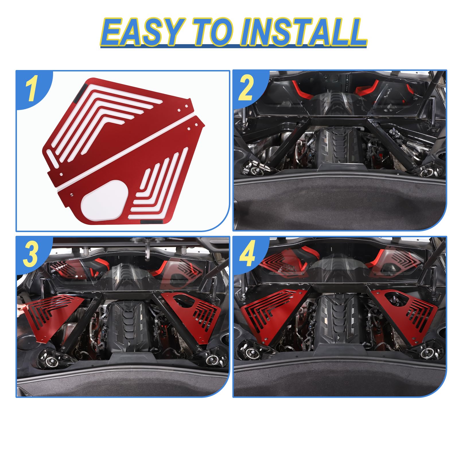 Snapklik.com : Aluminum Alloy Rear Engine Covers Left Right Engine Case ...
