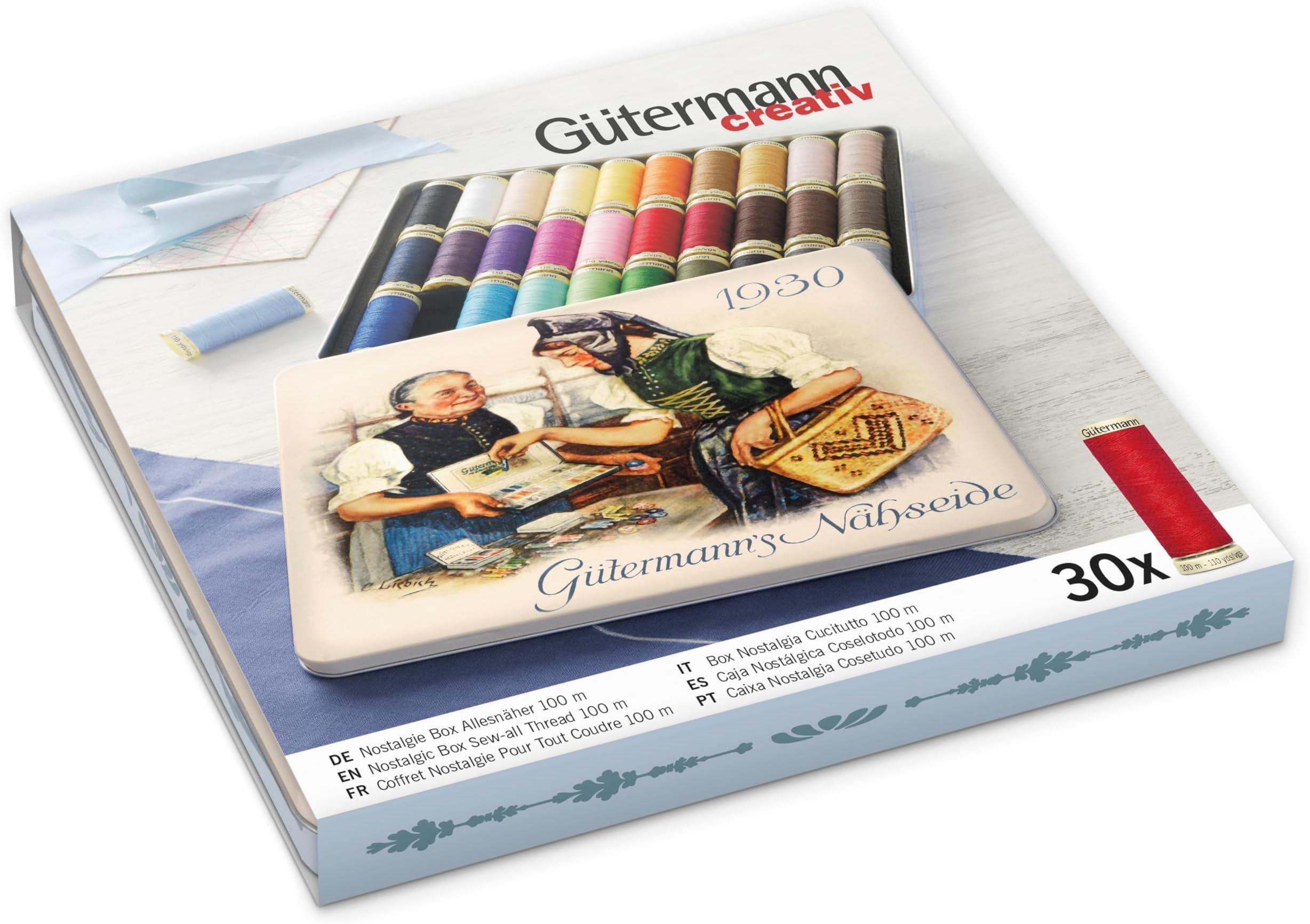 Amazon.com: Gutermann Sew-All Colorful Set 100% Polyester Thread Set 10 ...