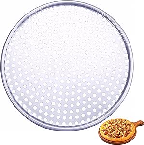 Amazon.com: Pizza Pan for Oven 14 Inch: Stainless Steel Pizza Pan with ...