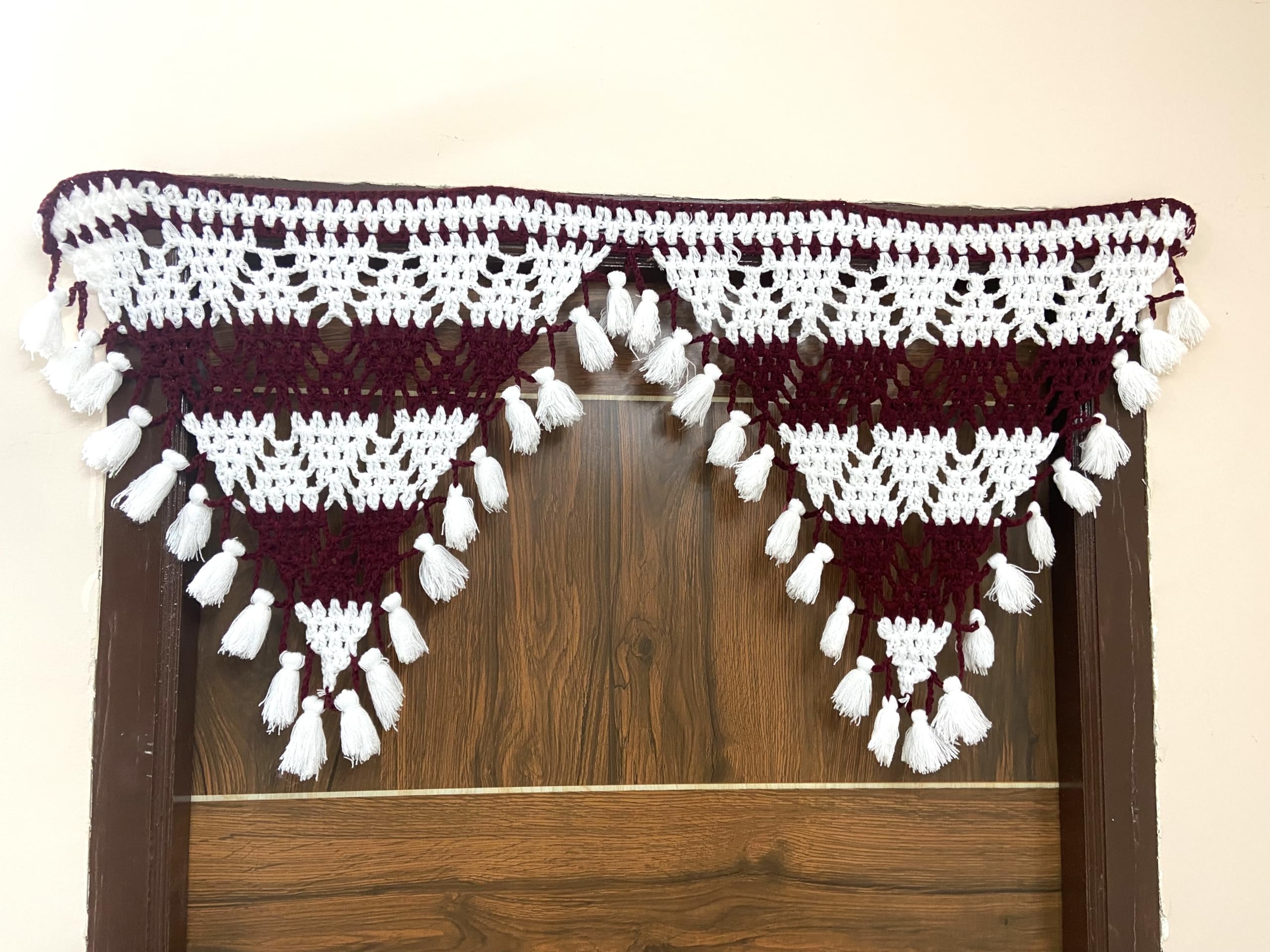 Woolen Toran for Door Hanging (3ft) / Decorative Traditional Look ...