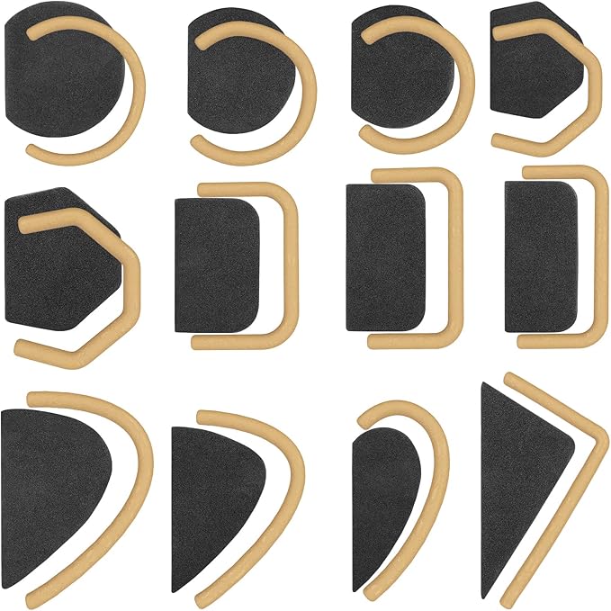 Amazon.com: Pottery Mug Handle Molds 12Pcs Mug Handle Forms Mug Handle ...