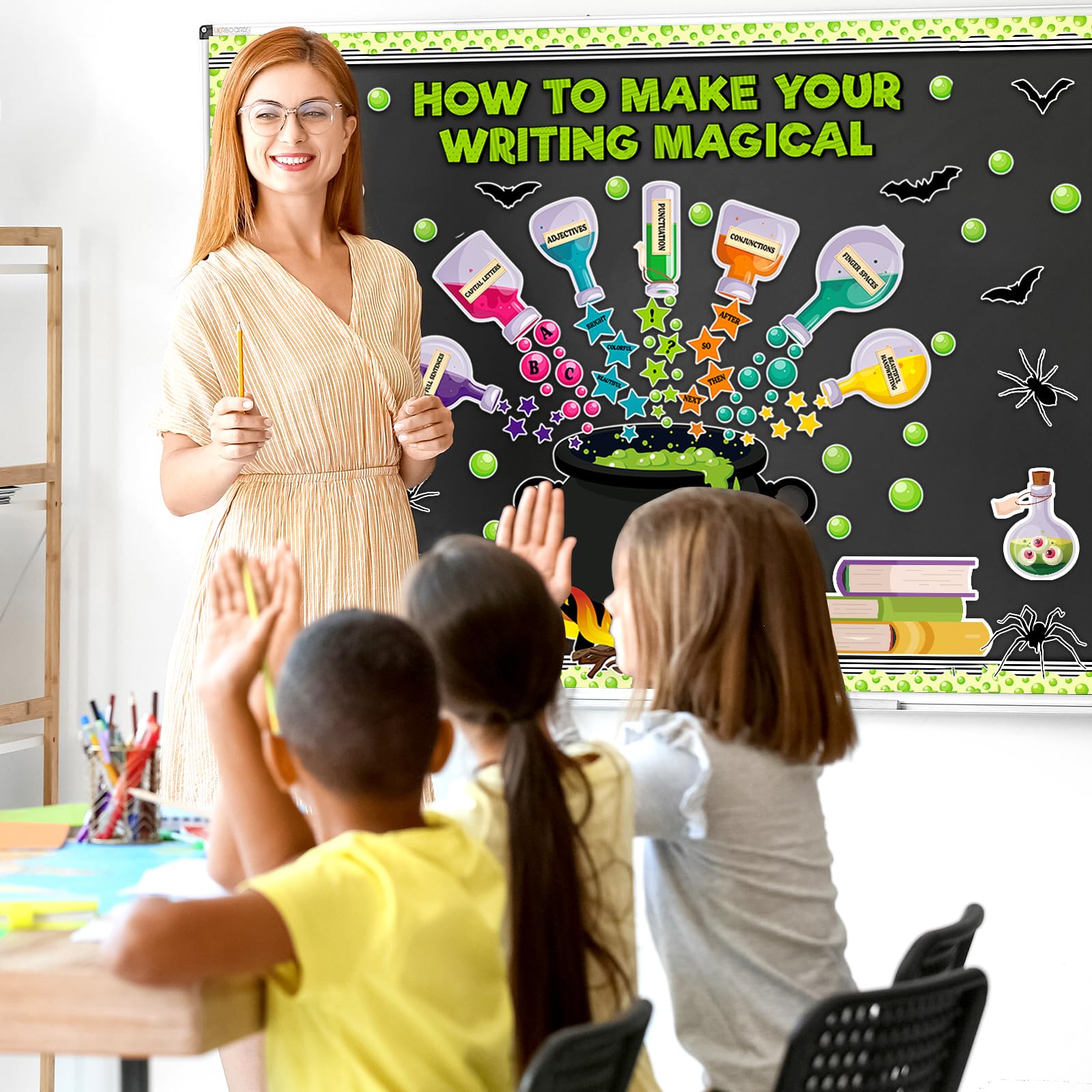 Snapklik.com : Pasimy Halloween Bulletin Board Decorations Set ...