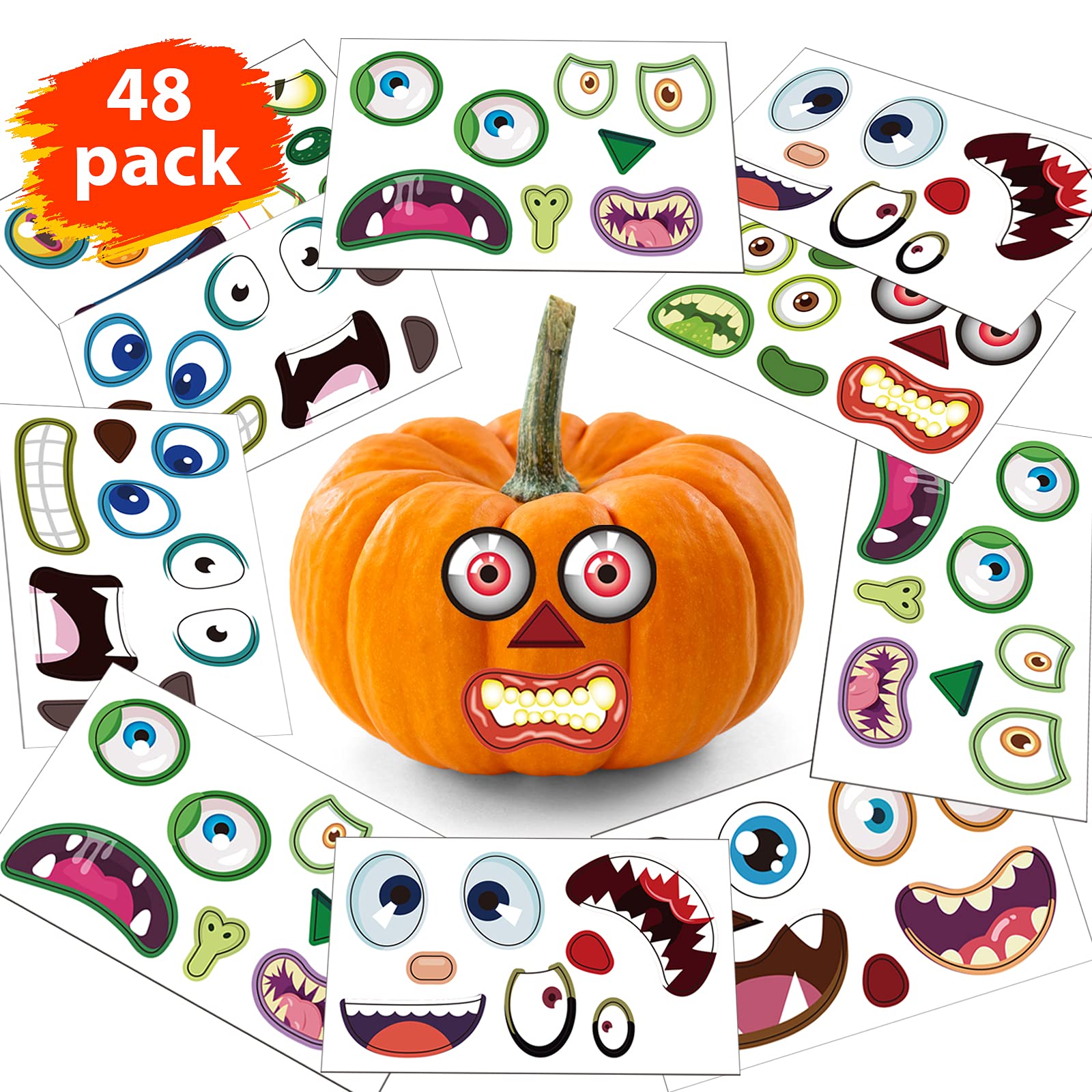 Buy 24 Sheets Halloween Decorating Stickers 48 Packs Make Your Own Mix Buy 24 Sheets Halloween Decorating Stickers 48 Packs Make Your Own Mix