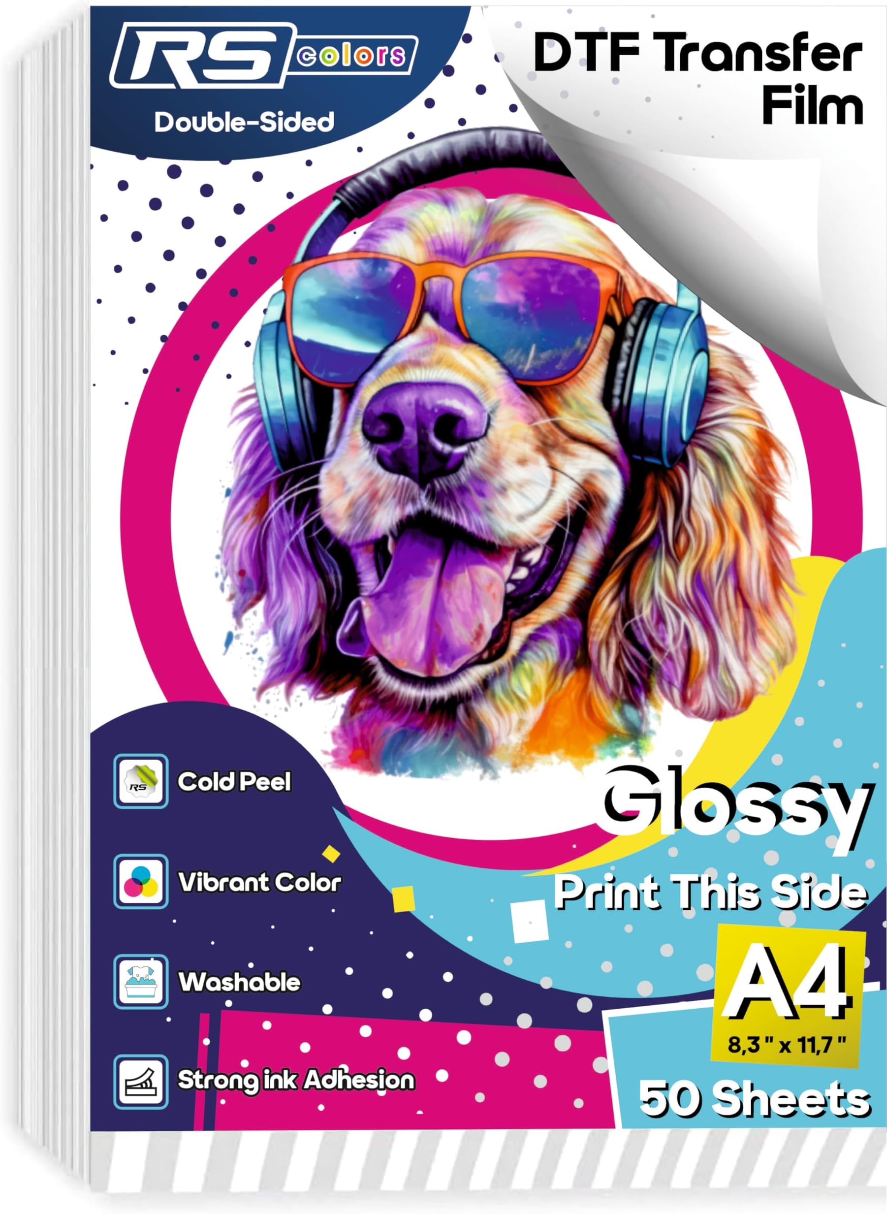 Amazon.com : KOALA PAPER DTF Transfer Film 8.5 x 11 Inch, 50 Sheets DTF ...