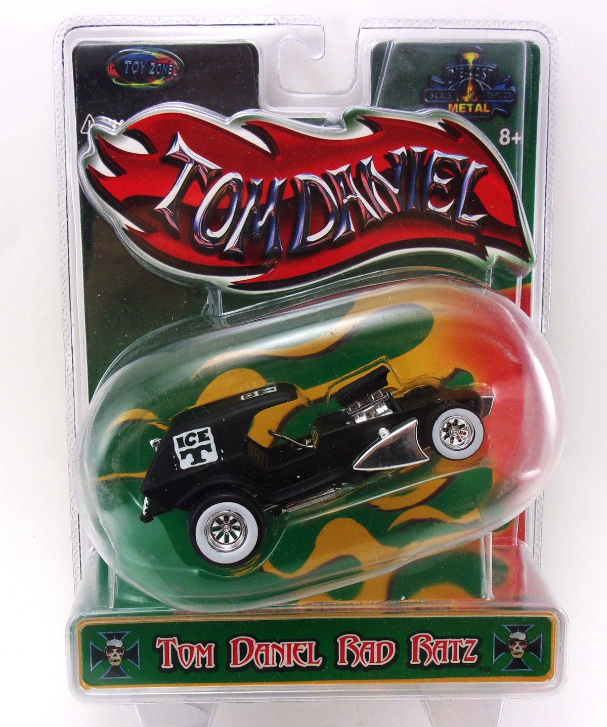 Tom Daniel's RAD RATZ 1:43 Diecast Old Skool Rat Rod - Ice 'T' : Amazon ...