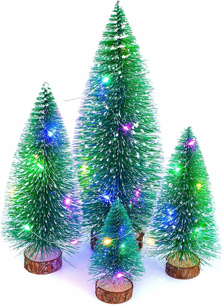 Amazon.com: Lemax 94522 Multi Light Fir Tree, Colorful Decorated Lights ...