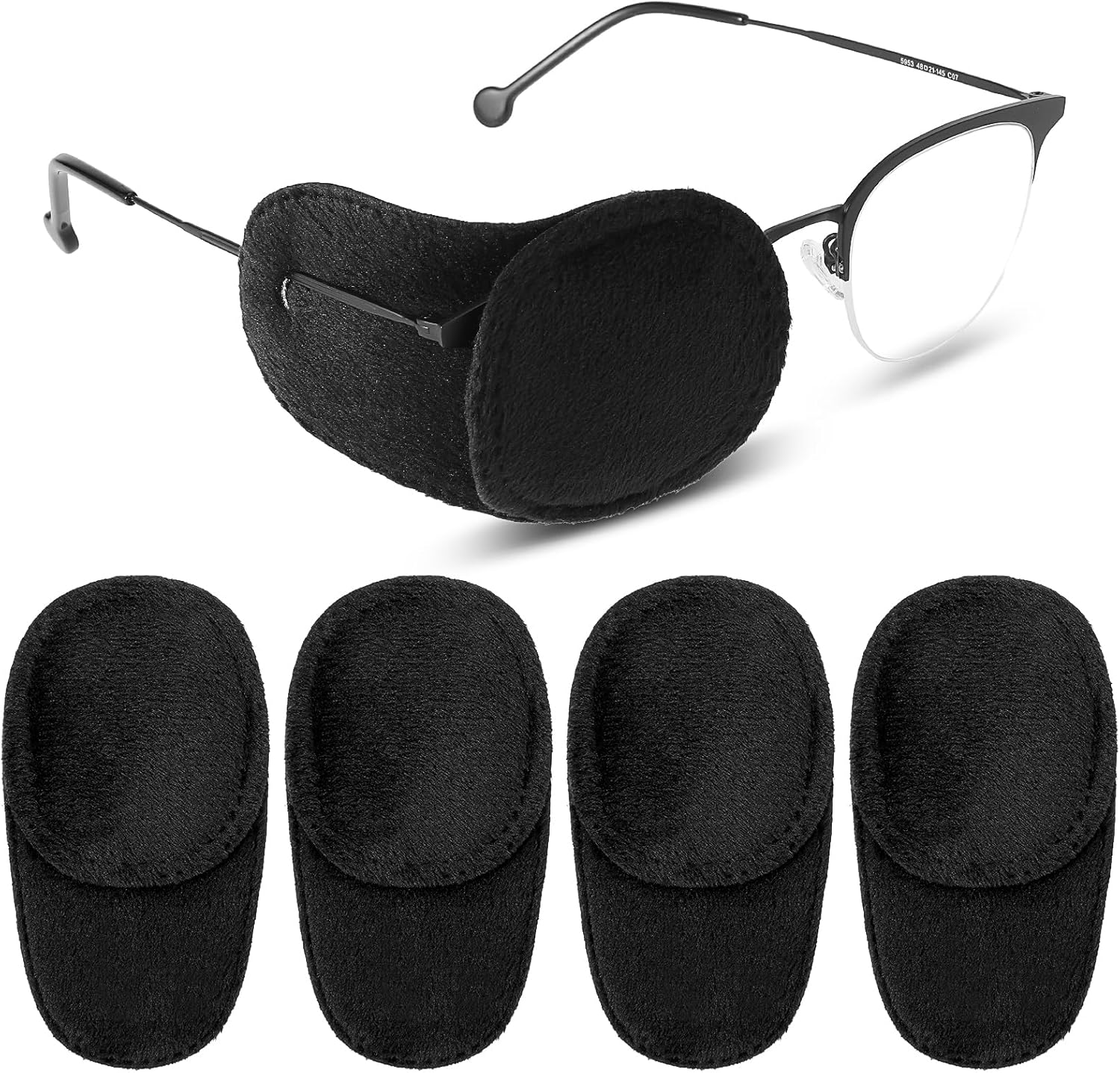 YUXIANLB 4 Pcs Eye Patches for Adults Kids, Right & Left Eye Patch for ...