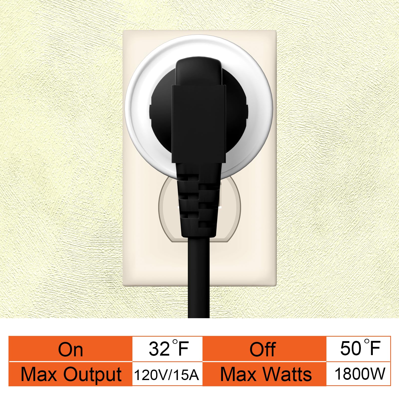 Snapklik.com : Zoblise Thermostatically Controlled Outlet: