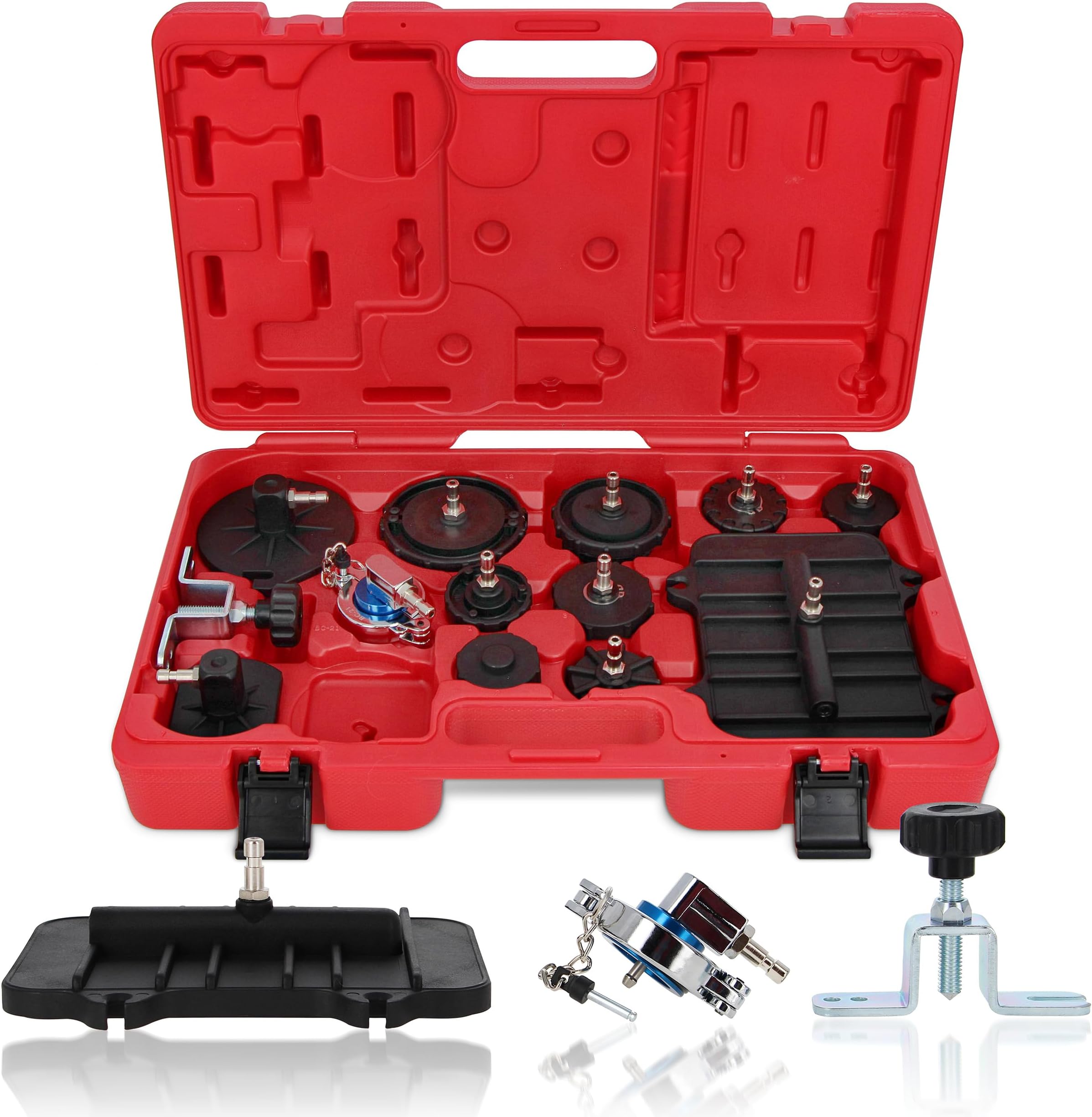 Amazon.com: ABN Brake Bleeder Adapter Kit Rectangular and Round 29-74mm ...