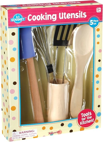 Amazon.com: Toysmith Cooking Utensils Set : Toys & Games