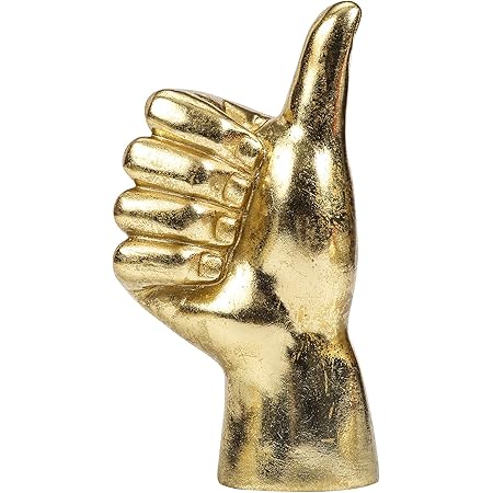 Amazon.com: MicDecor Gold Decor “Good Job” “Thumb Up” ASL Hand Sign ...