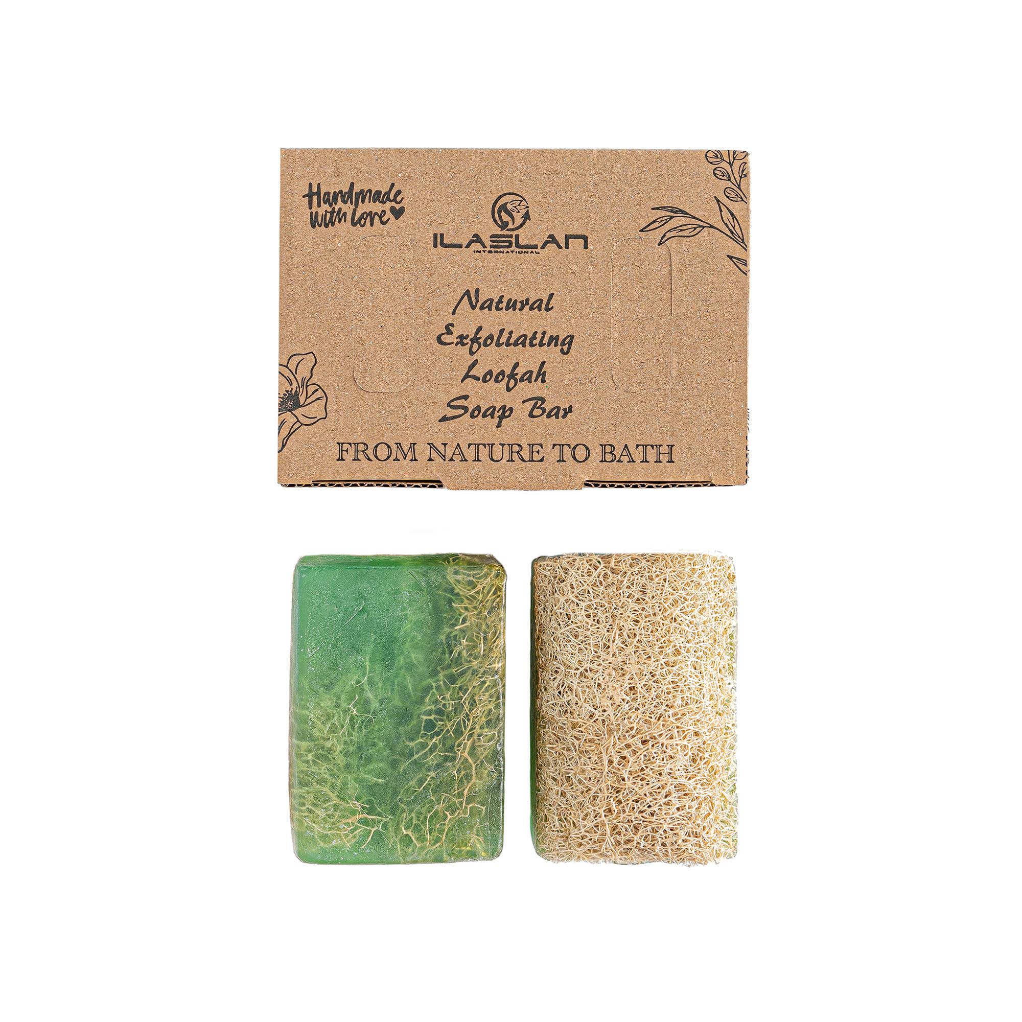 Amazon.com: Aloe Vera Soap | Natural Exfoliating Loofah Soap Bar ...
