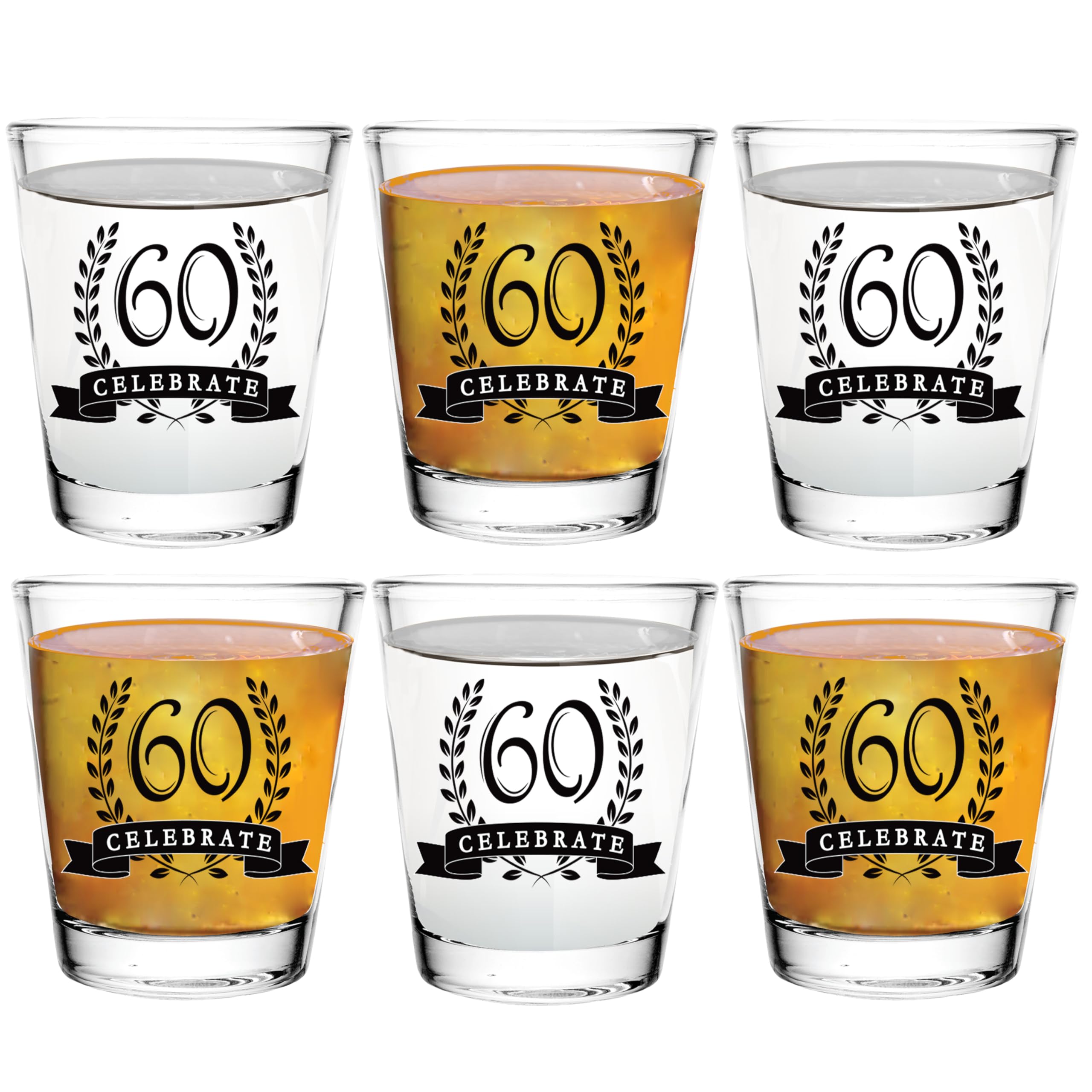 60th Birthday Shot Glass 60 And Fabulous 60th Birthday Party Shot