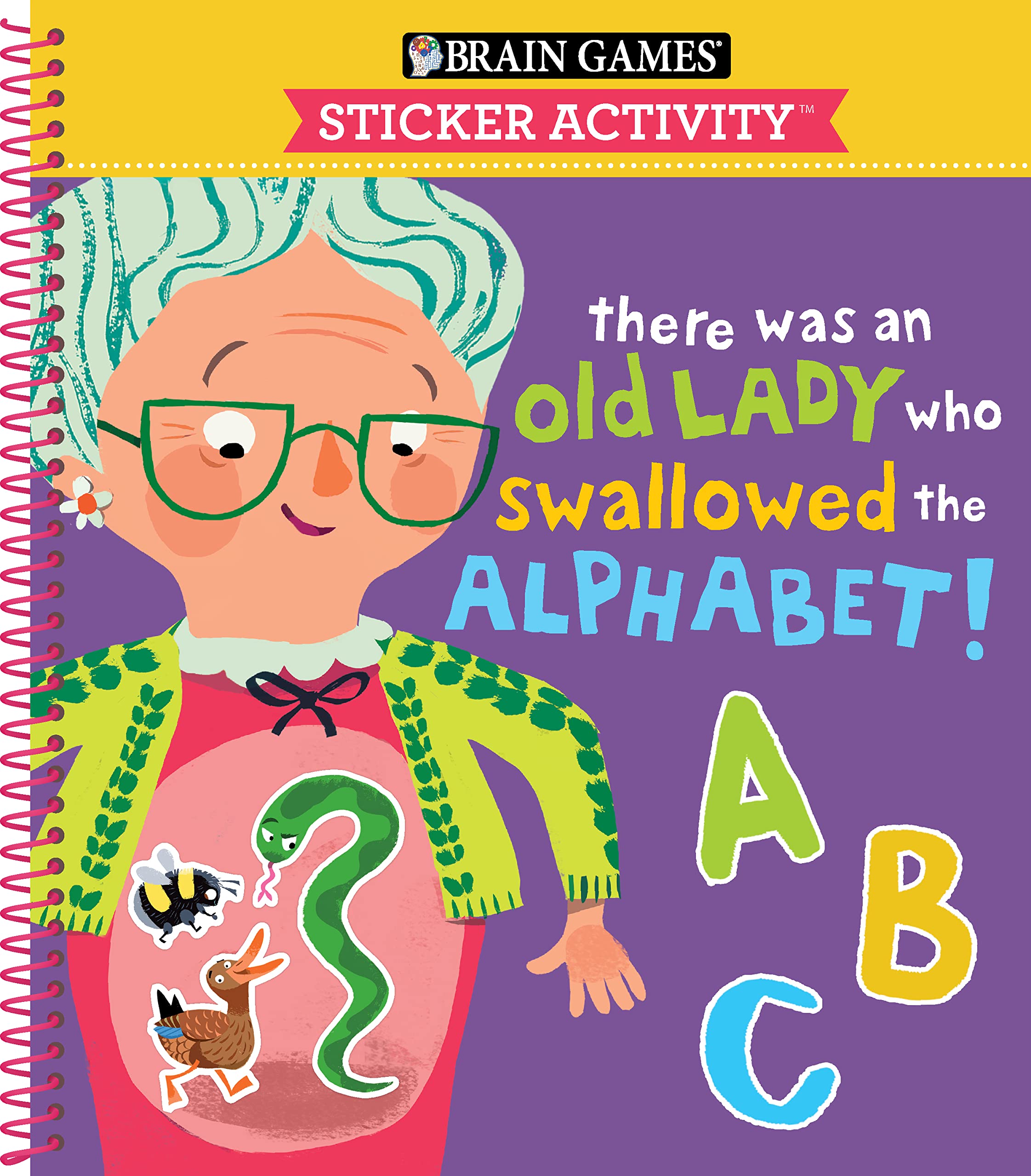 Buy Brain Games Sticker Activity There Was An Old Lady Who Swallowed buy-brain-games-sticker-activity-there-was-an-old-lady-who-swallowed