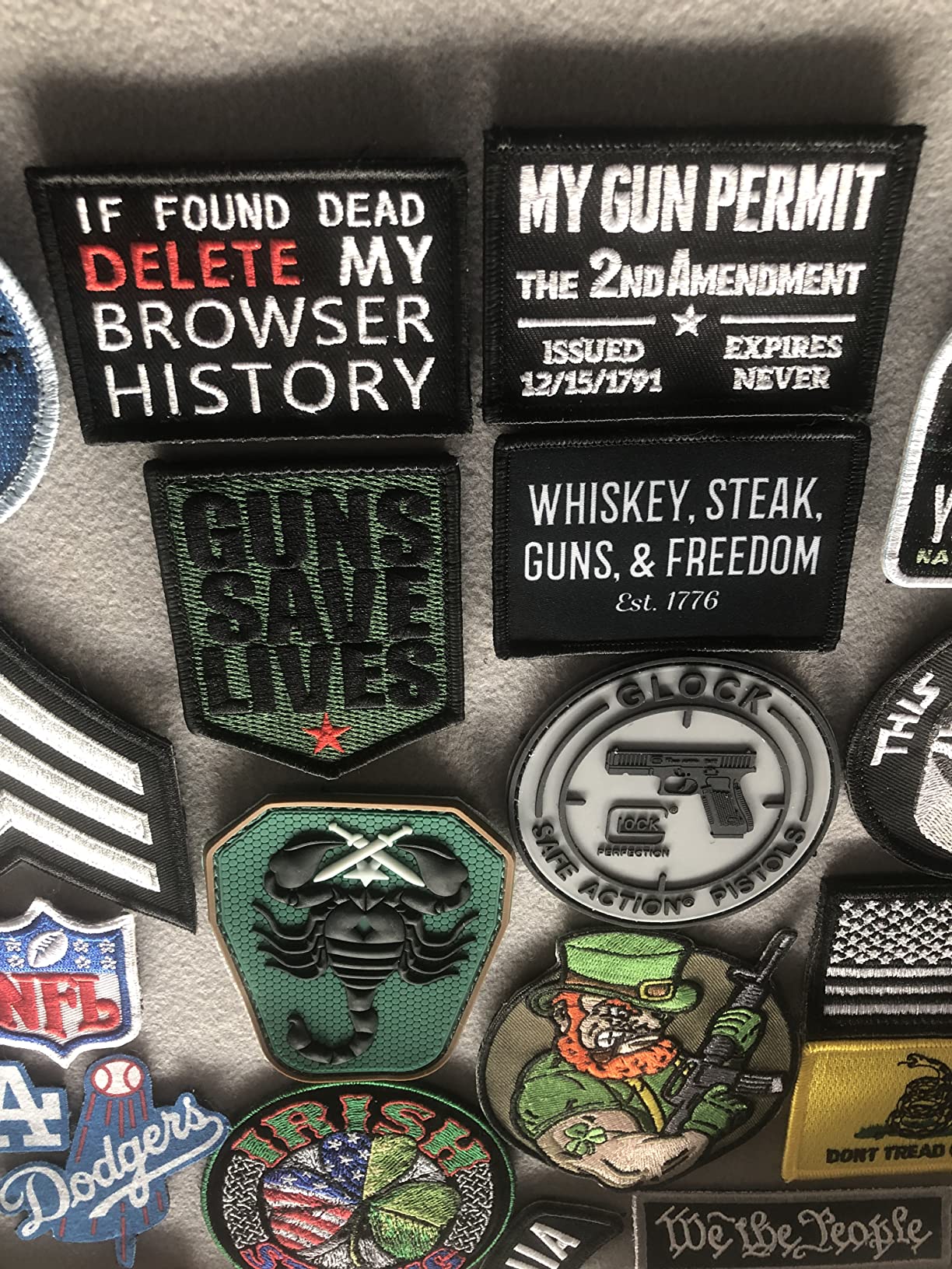 Amazon.com: USA Gun Permit 2nd Amendment 1791 Patch [3.0 X 2.0 “Hook ...