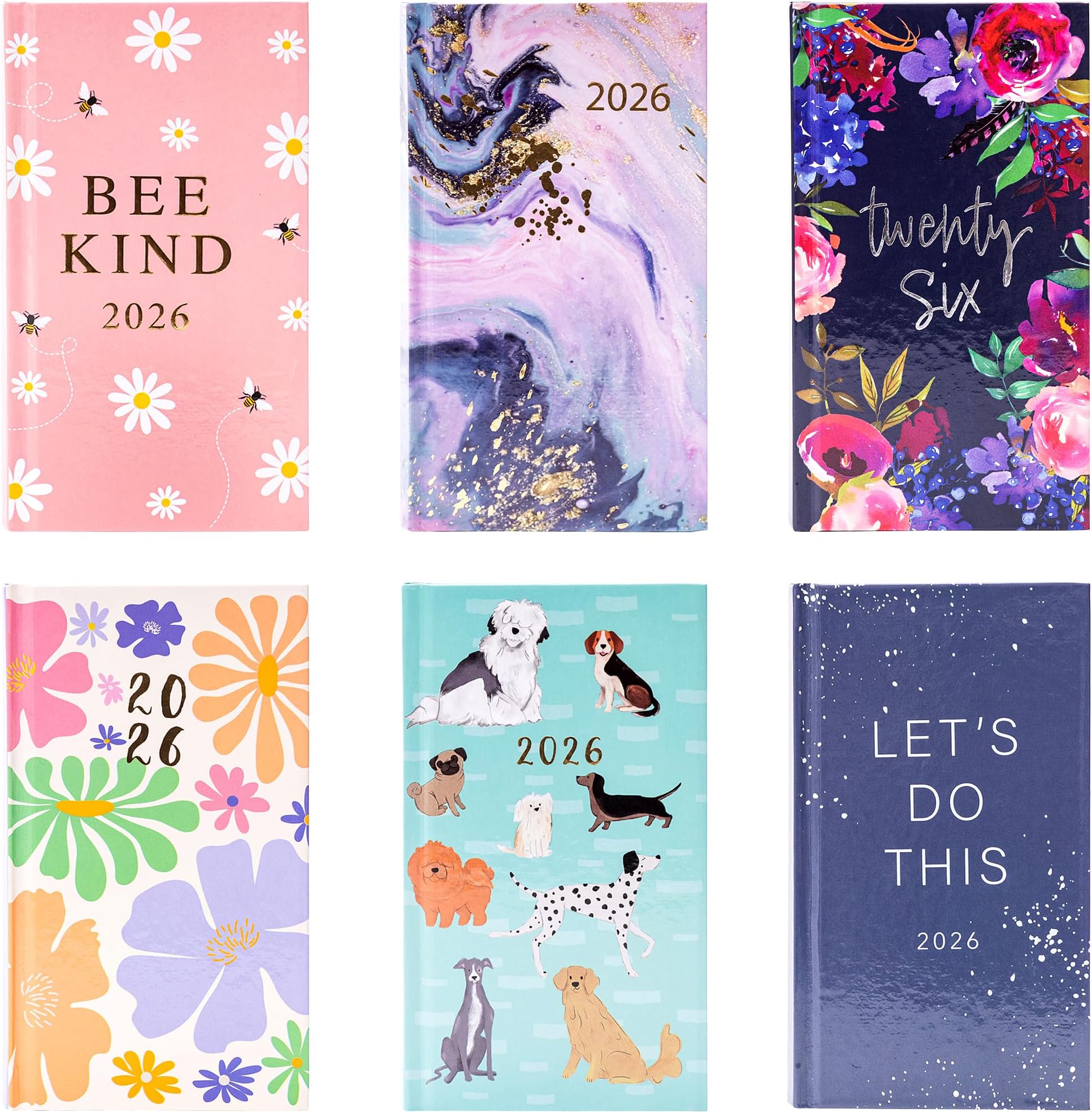 evelay 2026 Diary Slim Size Week to View Diaries Full Year Journal ...